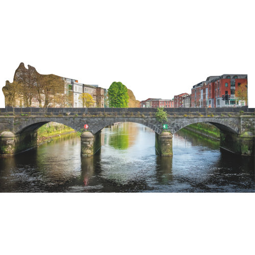 Wet Paint Printing H13687 Old Stone Thomond Bridge Limerick City ...