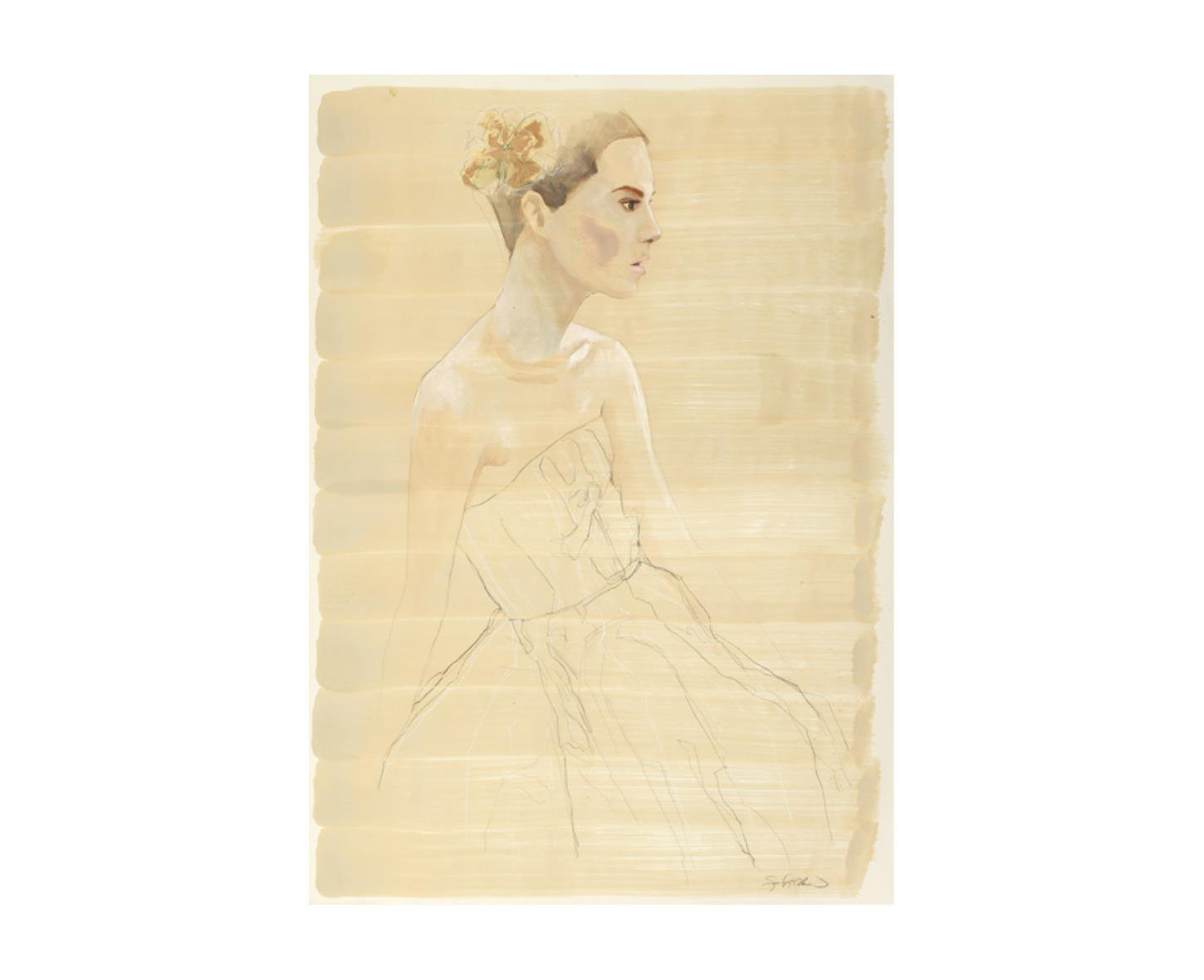 Chelsea Art Studio Study - Expectant by Sarah Atkinson - Wrapped Canvas ...