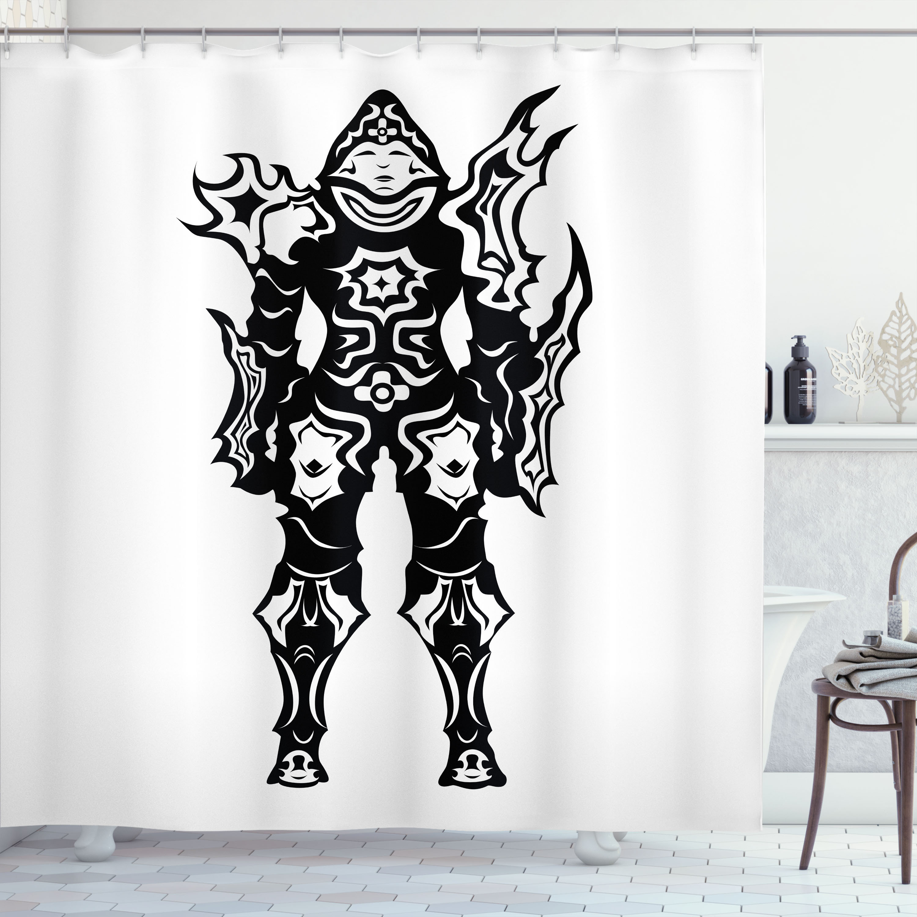 Dakota Fields Video Game Shower Curtain Silhouette Multicolor | Wayfair