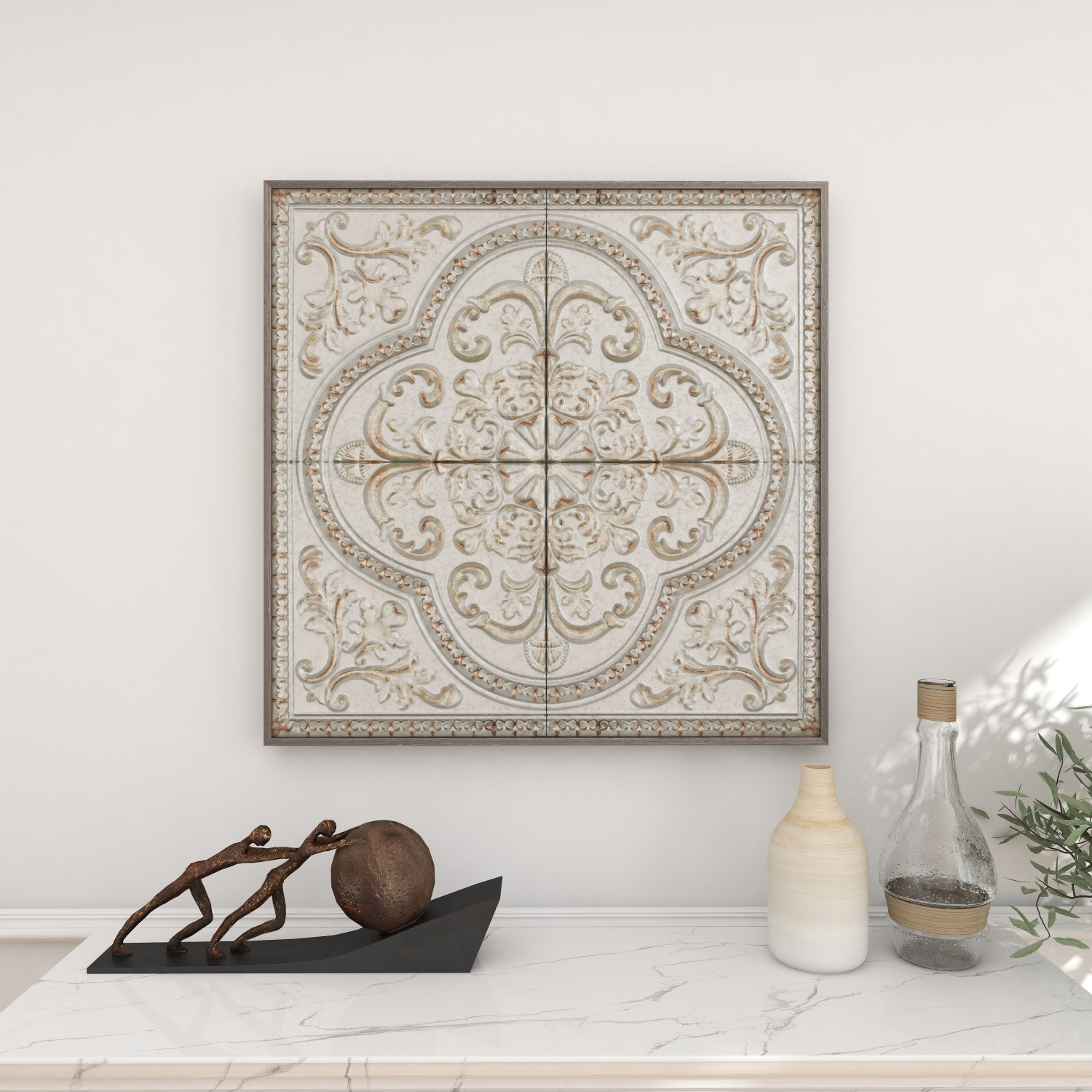Bungalow Rose Mosaic Tile Metal Wall Décor & Reviews - Wayfair Canada