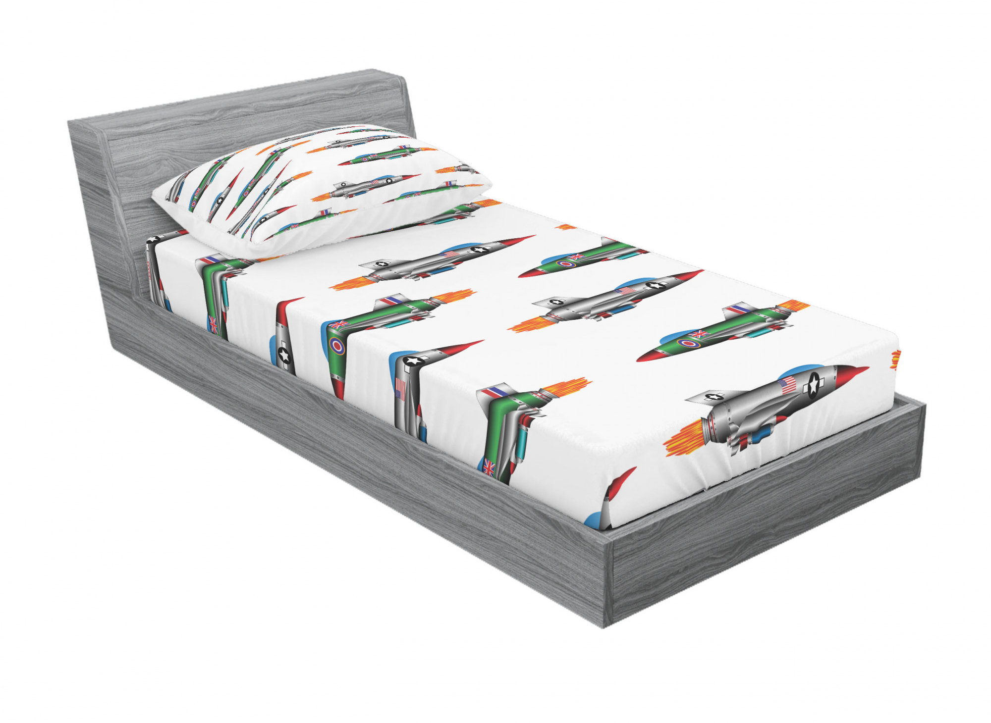 Ambesonne Airplane Sheet Set | Wayfair