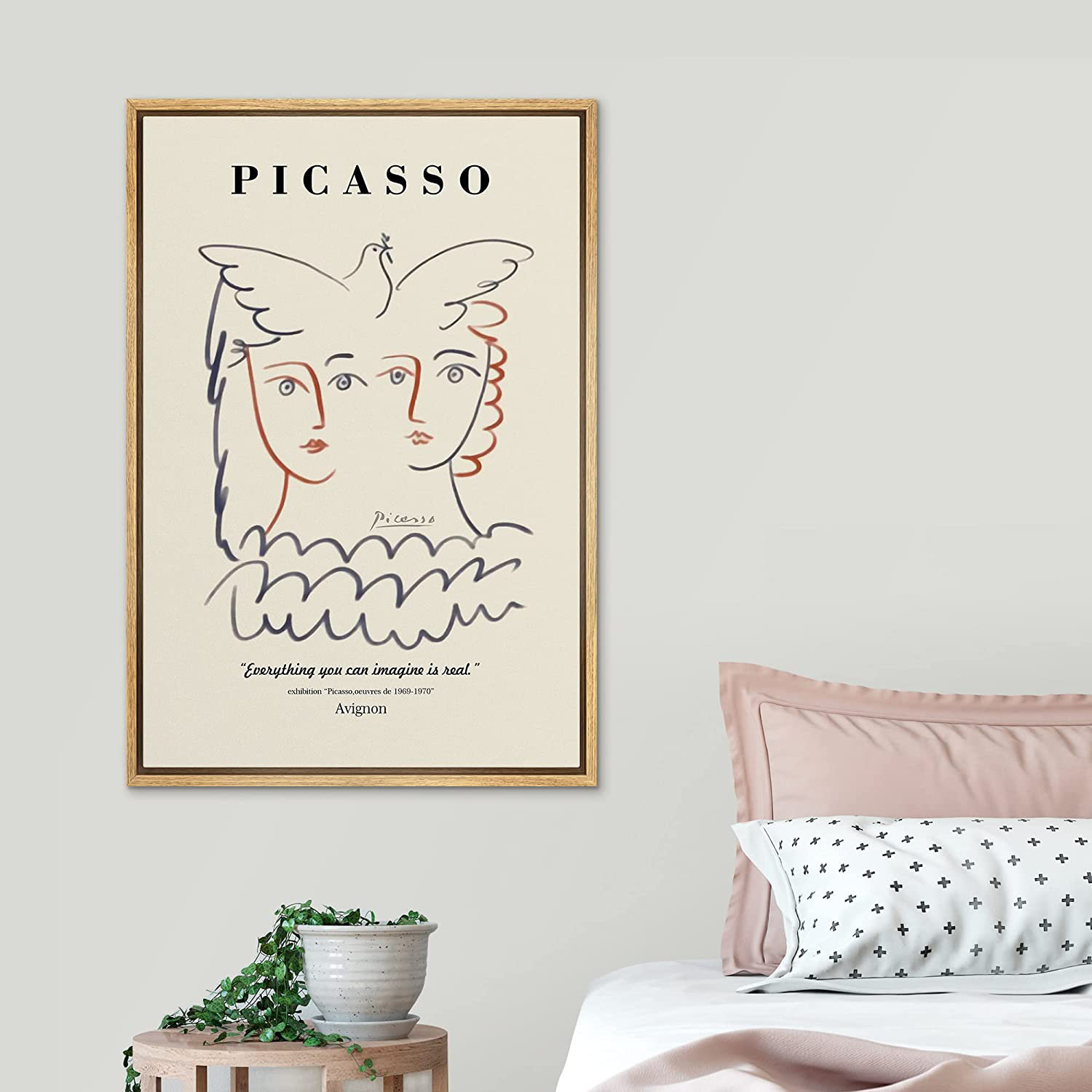 SIGNLEADER Avignon Birds by Pablo Picasso - Graphic Art on Canvas ...