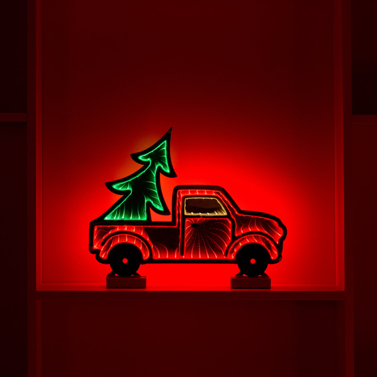 The Holiday Aisle® Holiday Pickup Truck Kanija Light Display 16"L | Wayfair