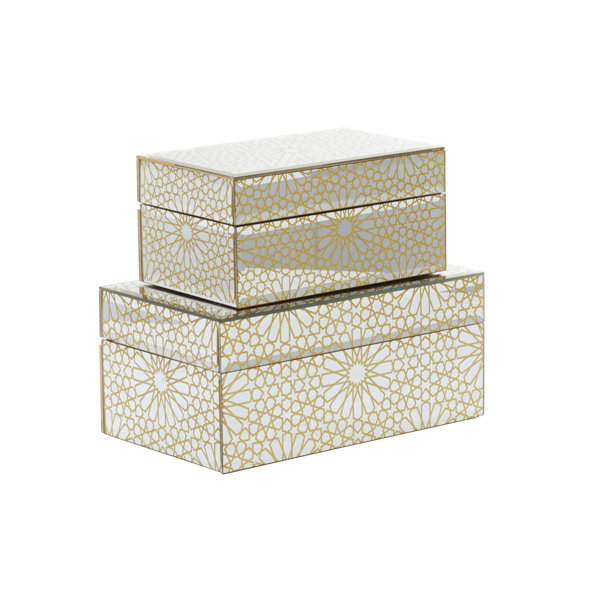 CosmoLiving by Cosmopolitan Cosmo living By Cosmopolitan Set Of 2 Gold ...