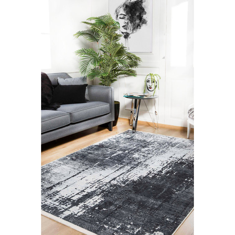 Hargun Runner Usso Modern Machine Woven Area Rug | Wayfair.co.uk