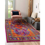Bungalow Rose Rahaf Machine Woven Performance Rug | Wayfair