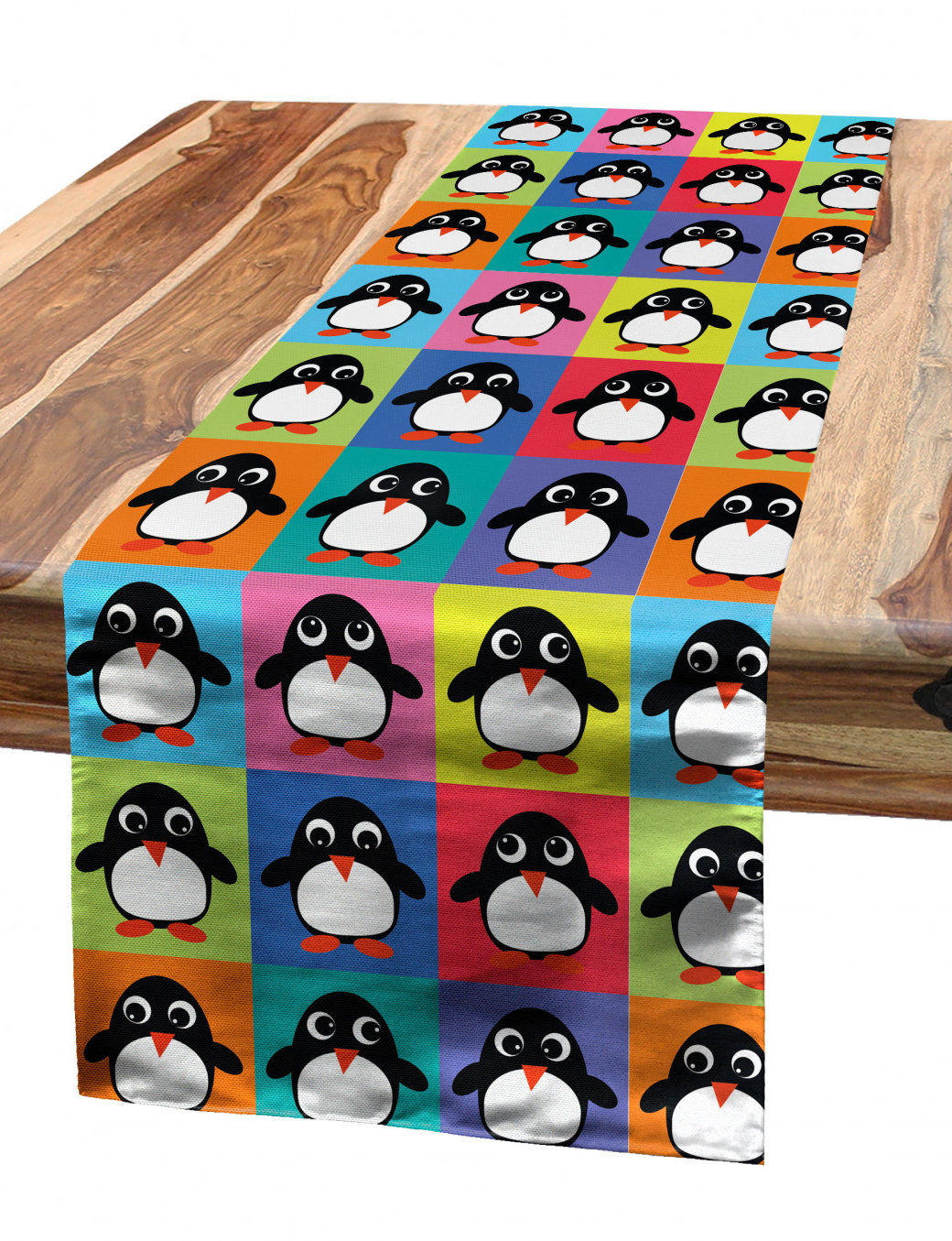 East Urban Home Penguin Table Runner | Wayfair