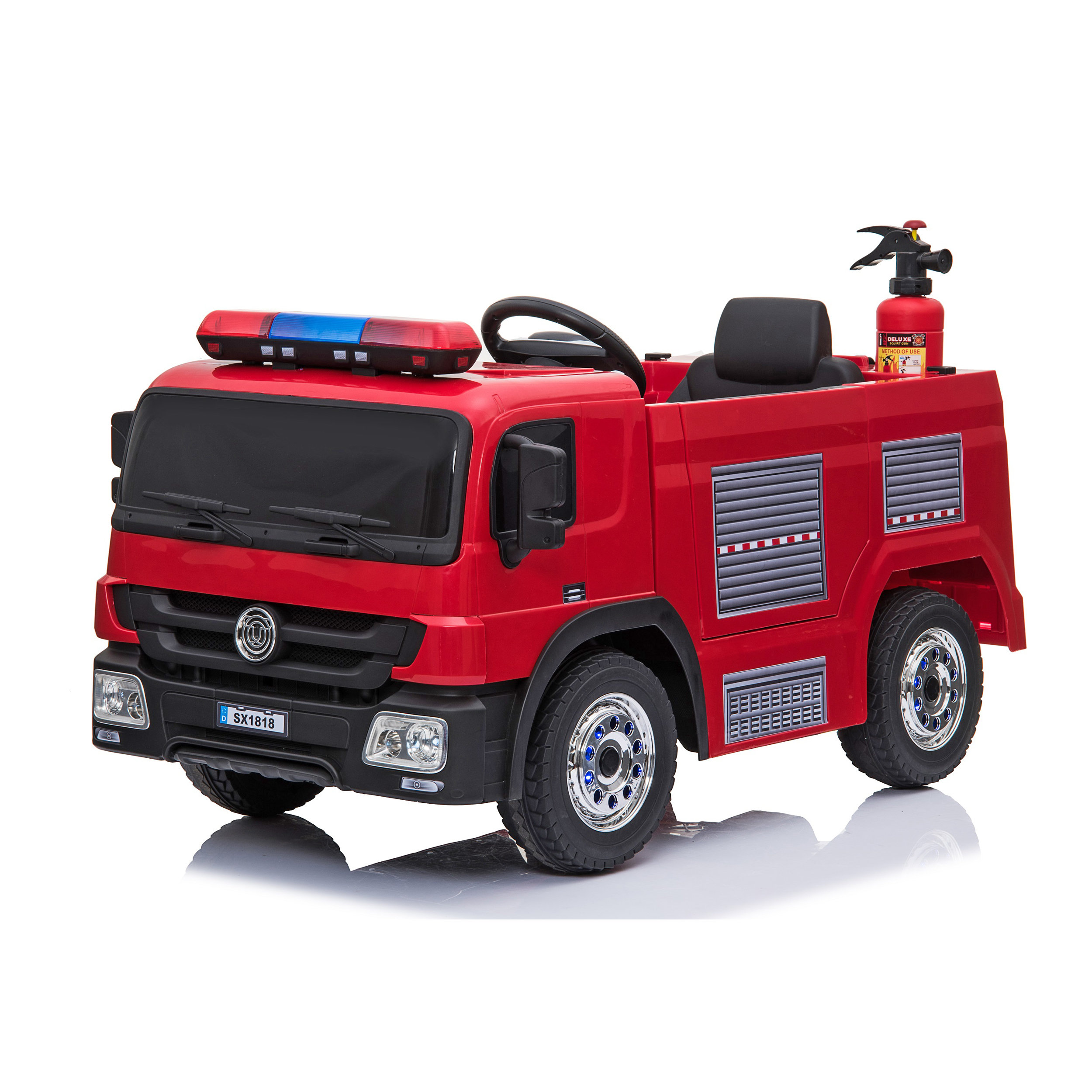 Blazin' Wheels 12 Volt Battery Operated Fire Truck & Reviews | Wayfair