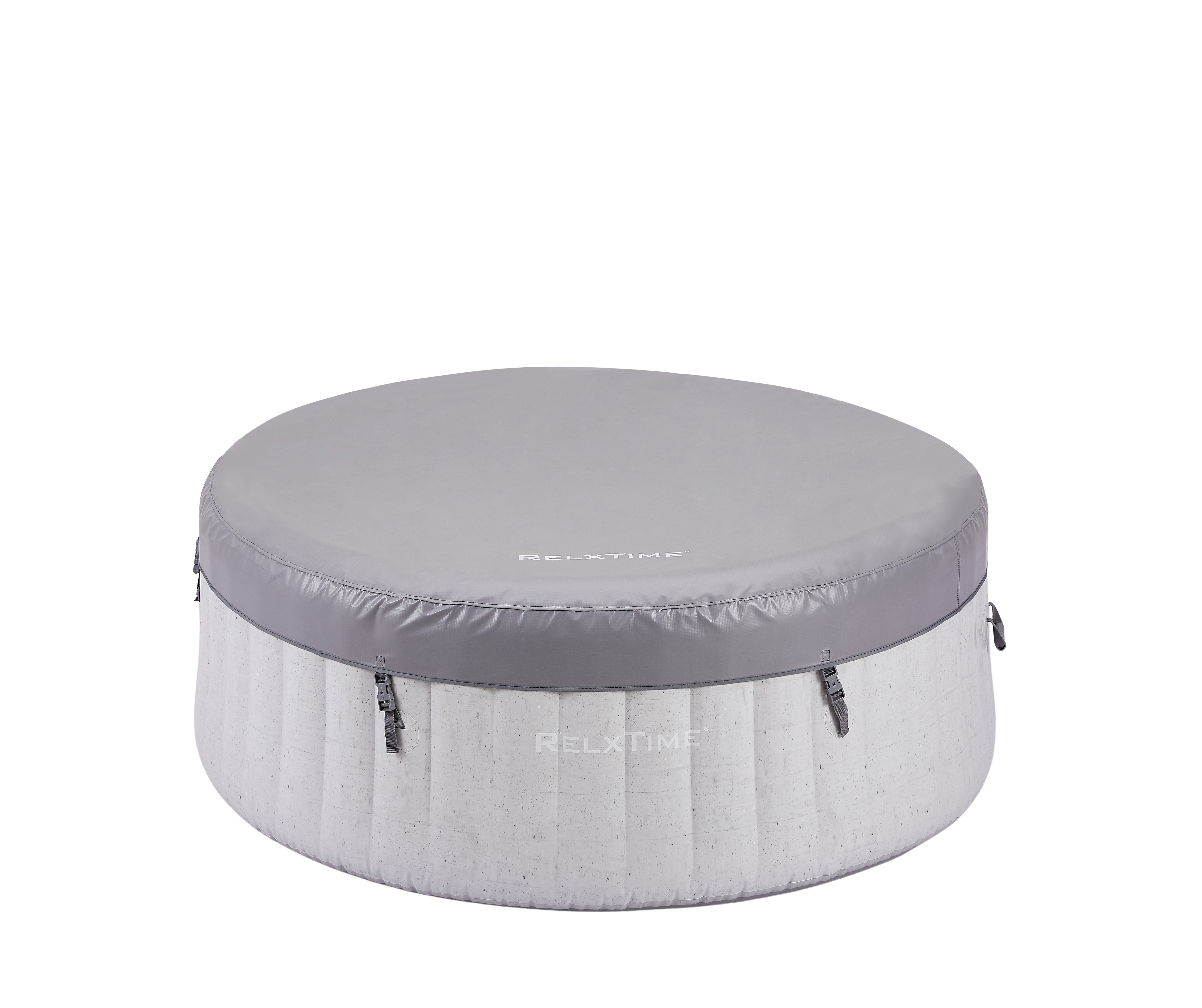 EZLIFE 4 Person Round Inflatable Hot Tub | Wayfair