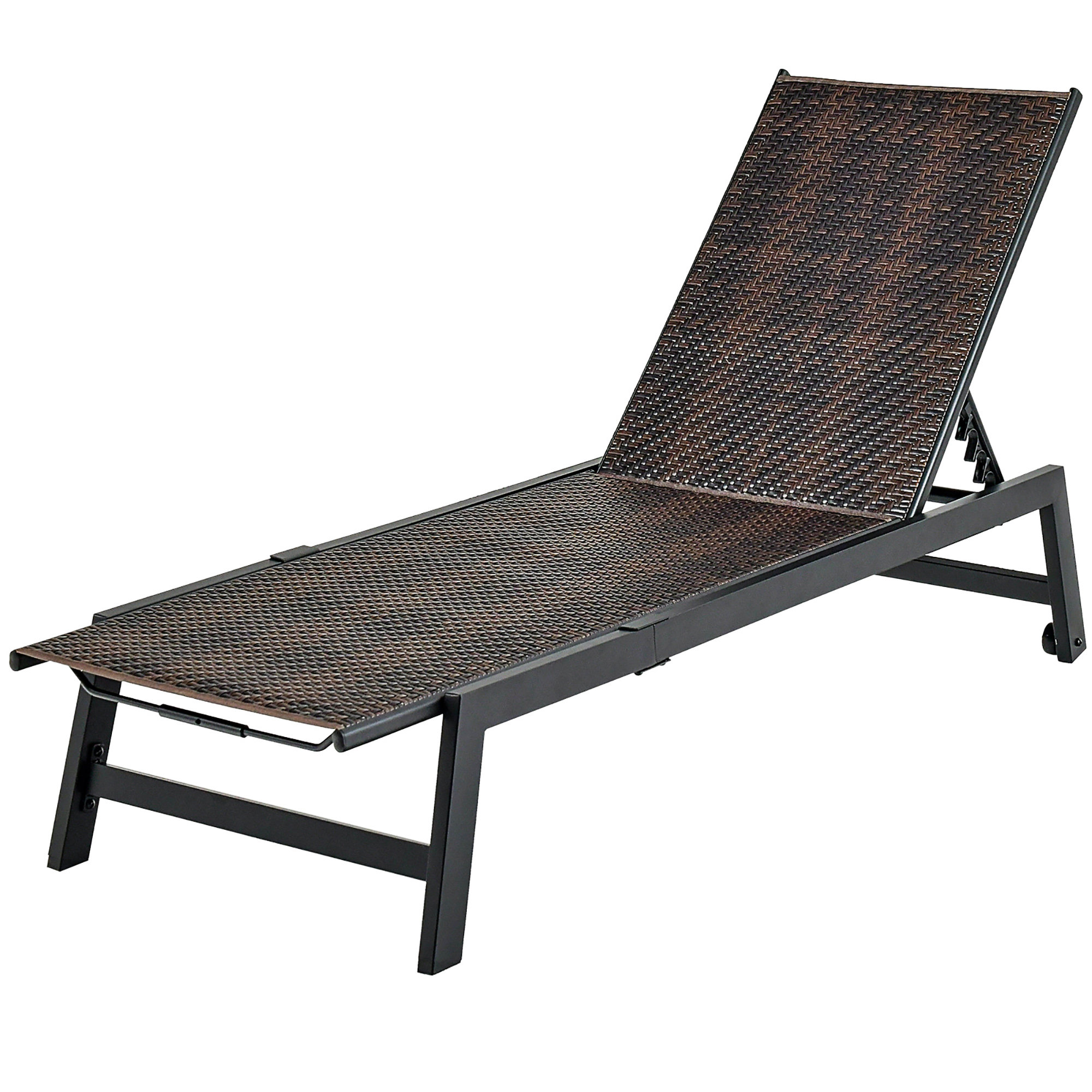 Ebern Designs Neilyn Outdoor Metal Chaise Lounge | Wayfair