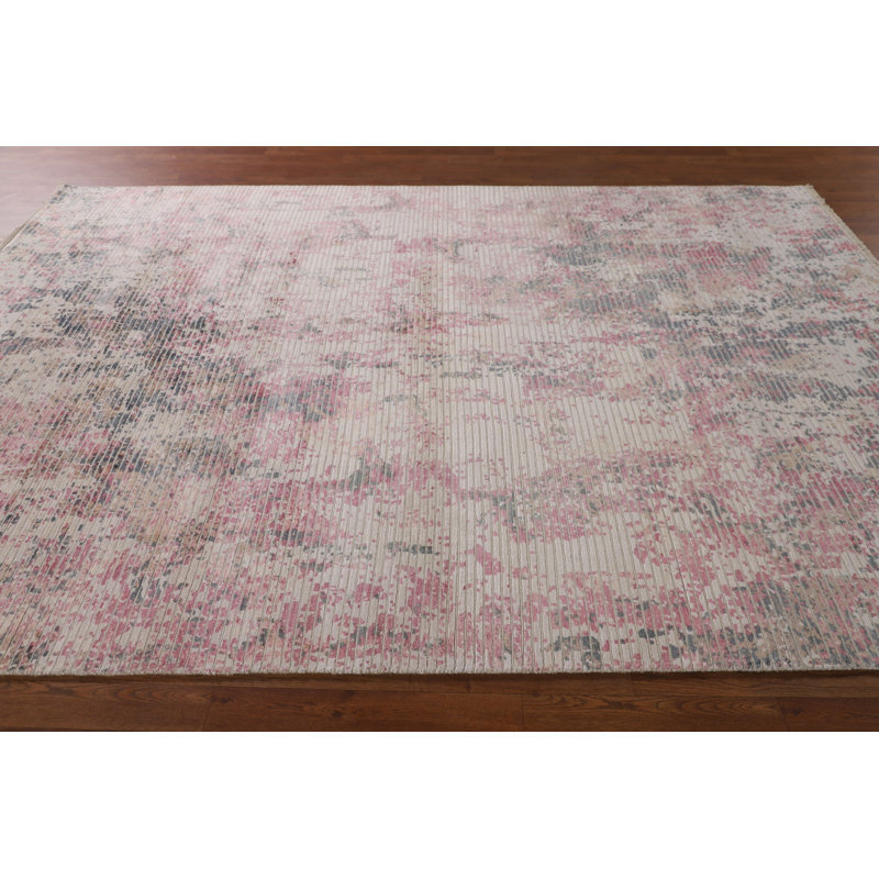 Orren Ellis Handmade Abstract Modern Area Rug 7x10 | Wayfair