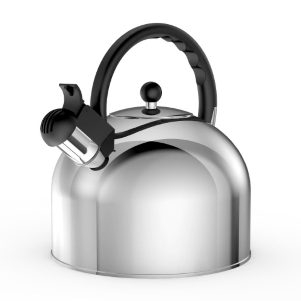 CG INTERNATIONAL TRADING Stainless Steel Whistling Tea Kettle, 3.17 ...