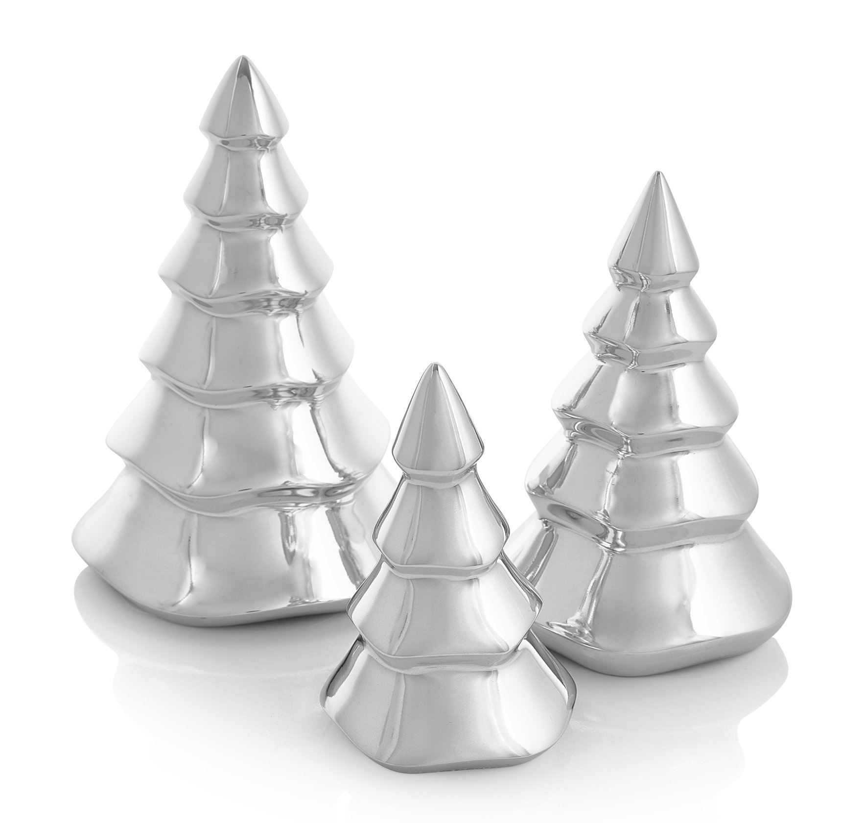 Nambé Nambe Mini Christmas Tree Set of 3 & Reviews | Wayfair