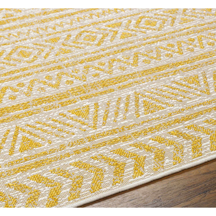 The Twillery Co.® Granby Scout Moroccan Yellow Indoor/Outdoor Area Rug ...