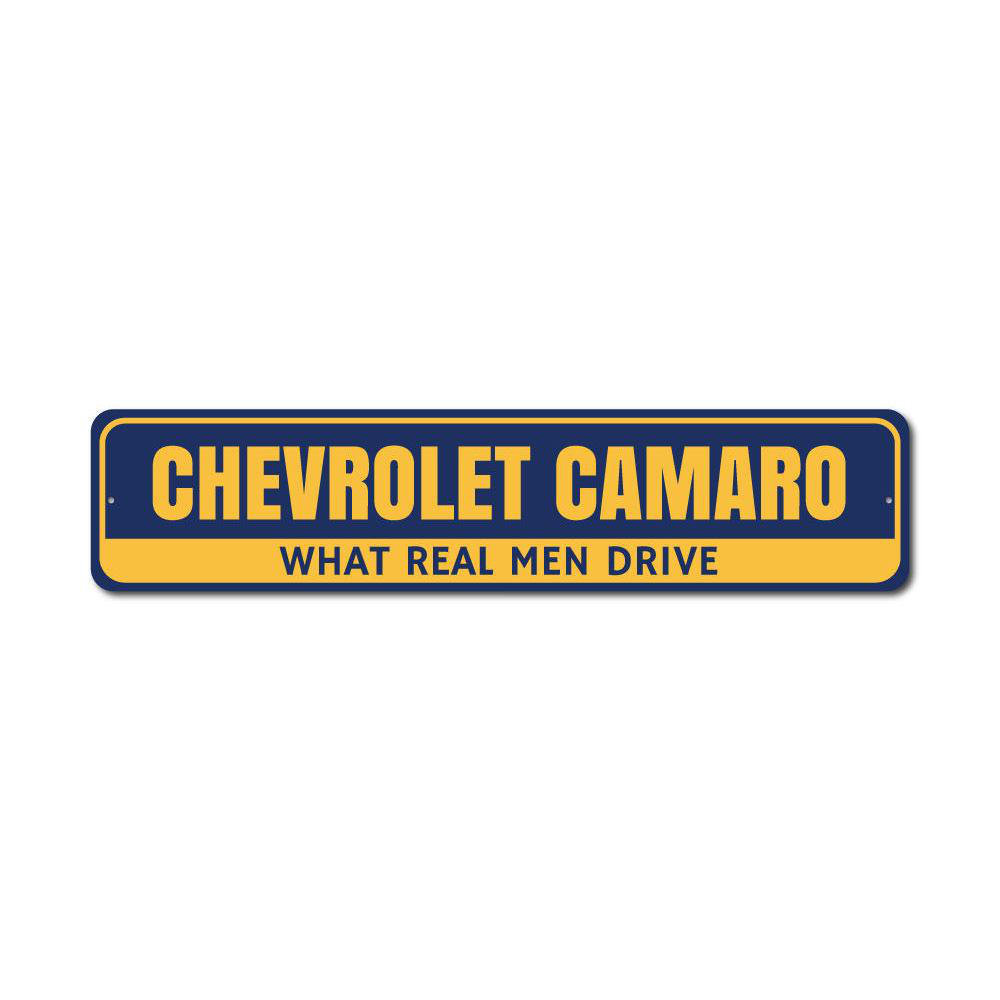 Lizton Sign Shop, Inc Chevrolet Camaro Aluminum Sign | Wayfair