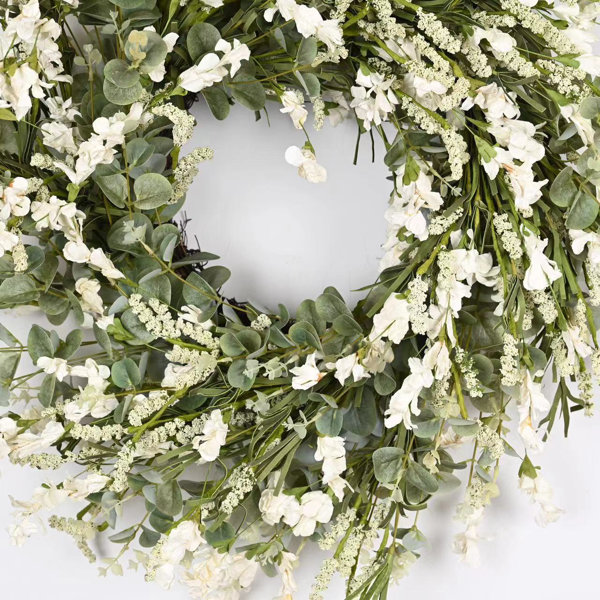 Primrue 26" Artificial Spring Summer Foliage Wildflower Front Door ...