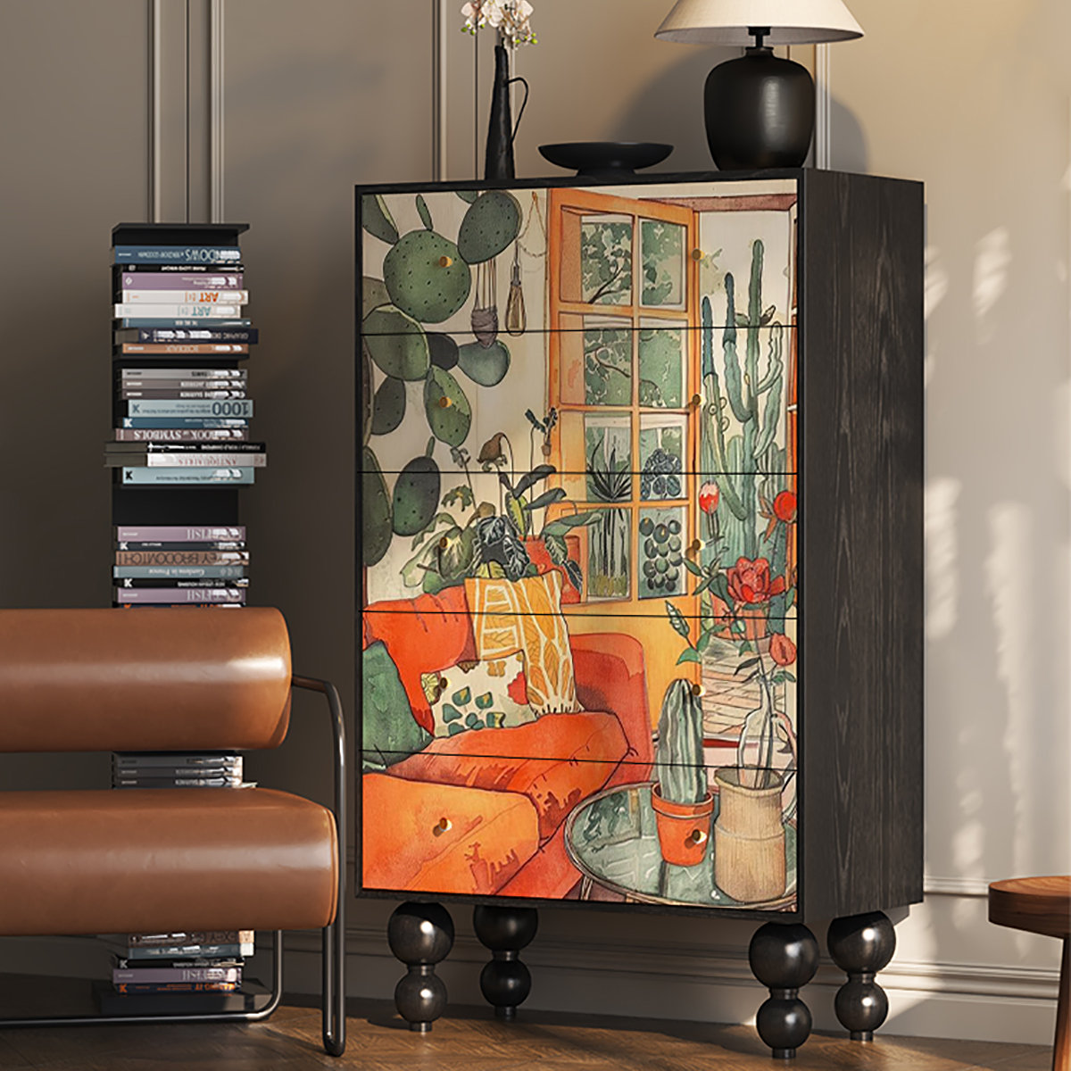 interanest French locker art decorative cabinet - Wayfair Canada