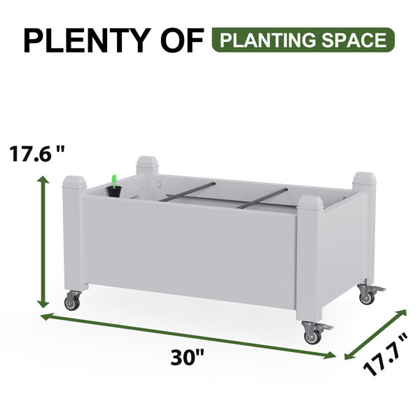 Arlmont & Co. Outdoor/Indoor/Decor Resin Planter Box New green house ...