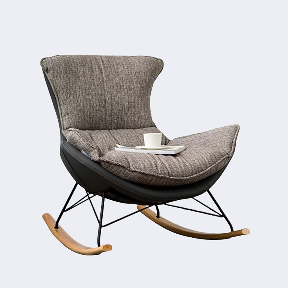 Comfort Zone Furniture.e Simple Modern Nordic Casual Rocking Chair ...