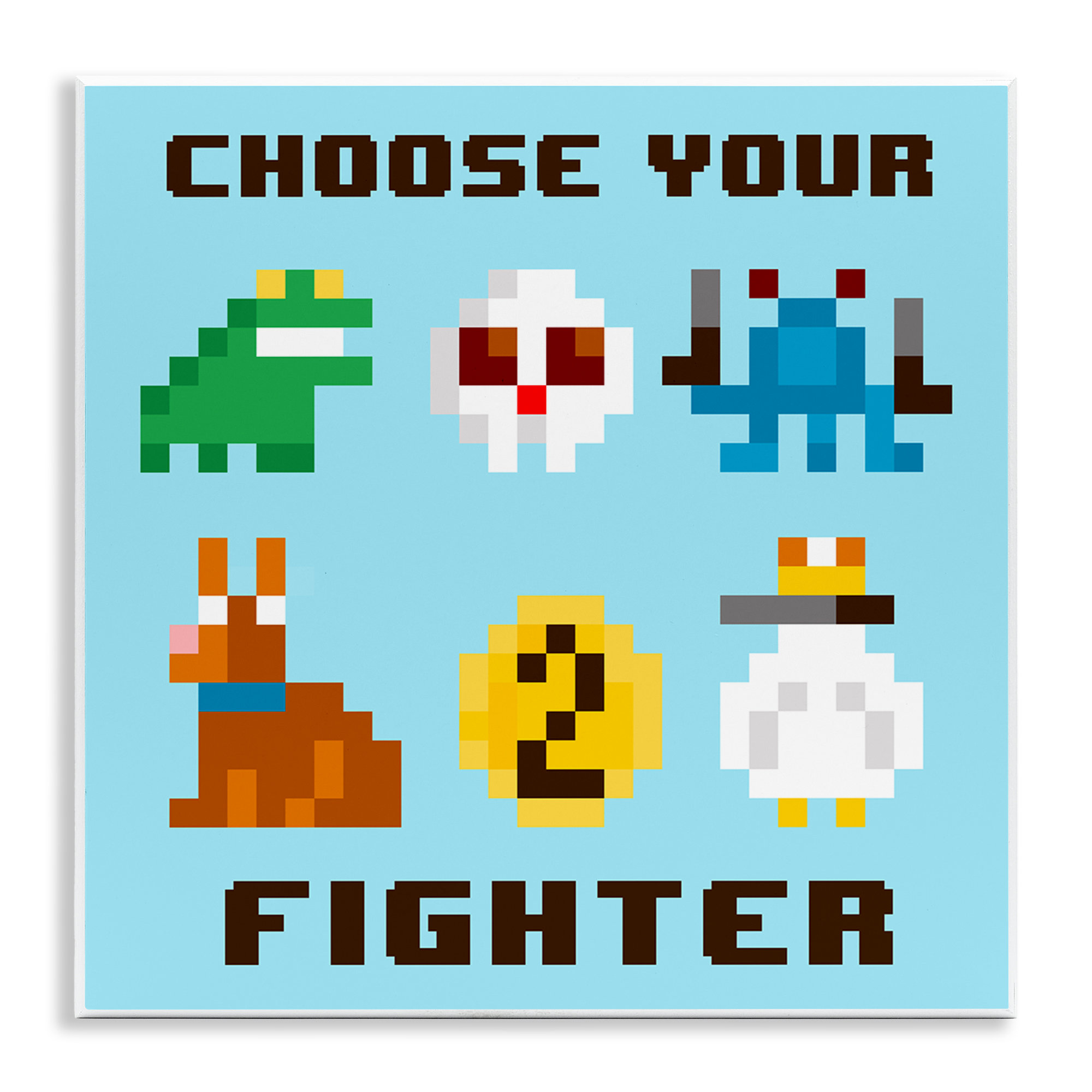 Ebern Designs Choose Gaming Fighter Wall Plaque Art by June Erica Vess ...