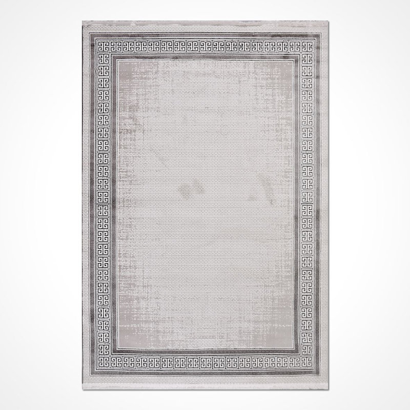 METG HOME Modern Beige Machine Washable Non-Slip Area Rug | Wayfair