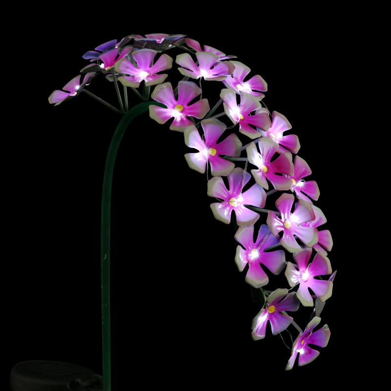 Exhart Metal Plants & Flowers Garden Stake - Solar Powered & Reviews ...