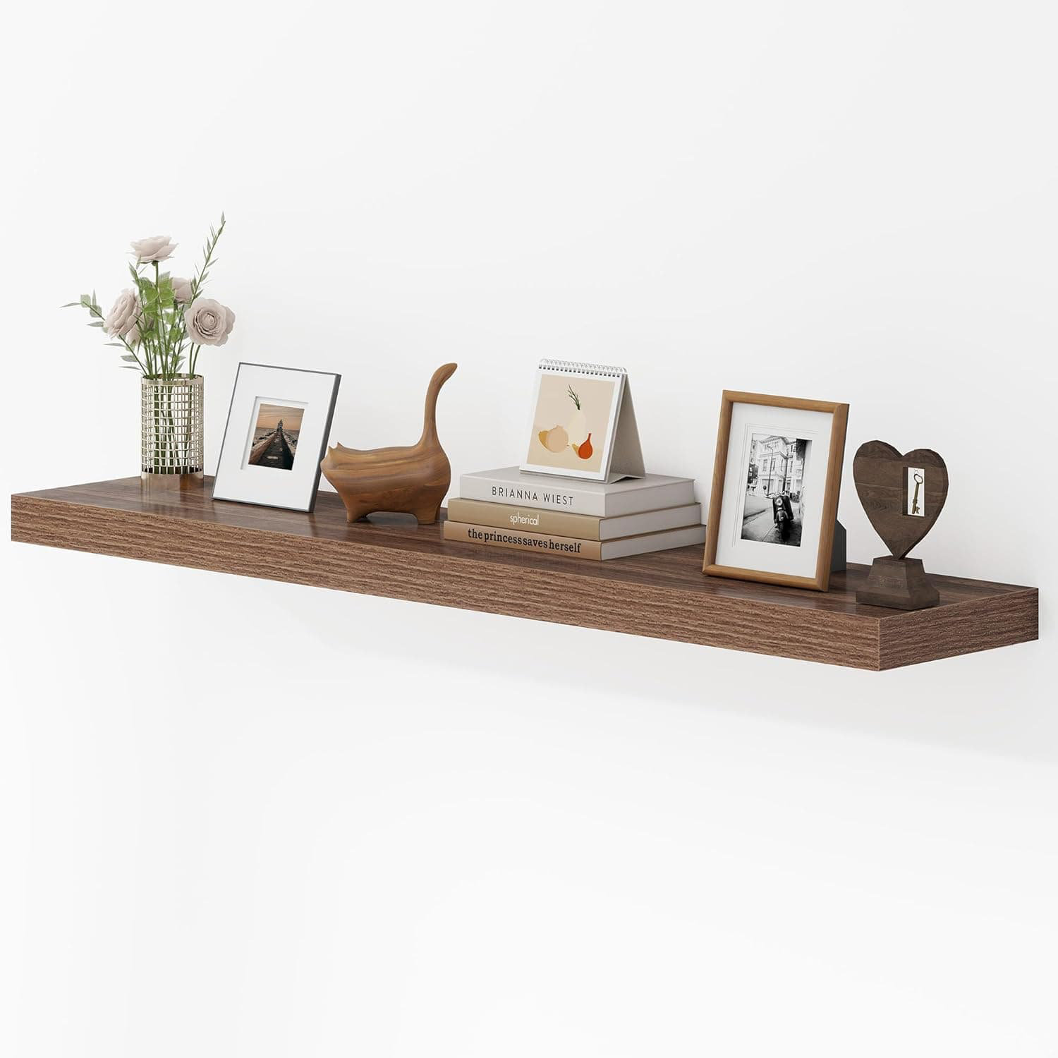 One Allium Way® 48-Inch Floating Shelf For Wall With 9.3-Inch Depth ...