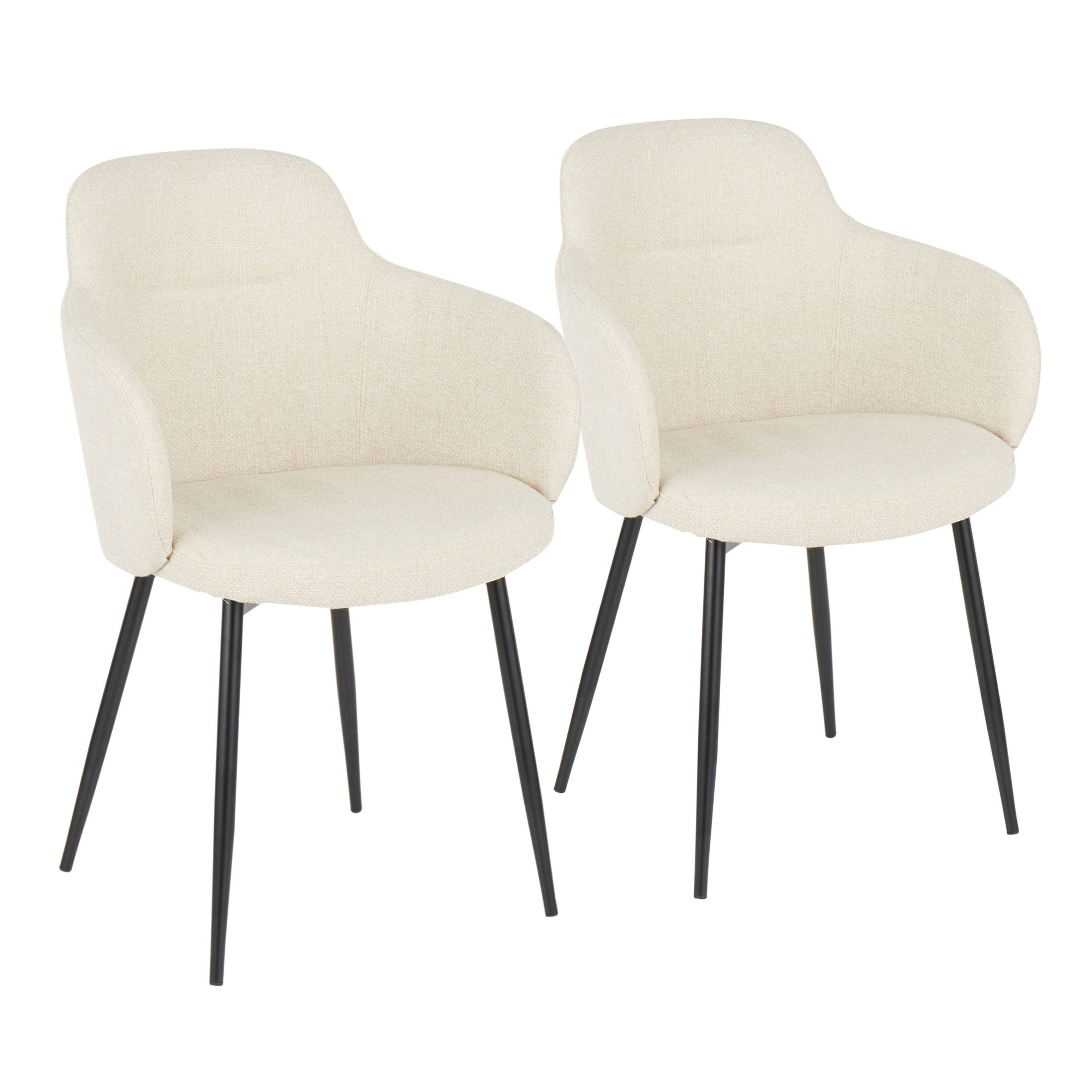 Hokku Designs Boyne Contemporary Accent Chair In And By Lumisource ...