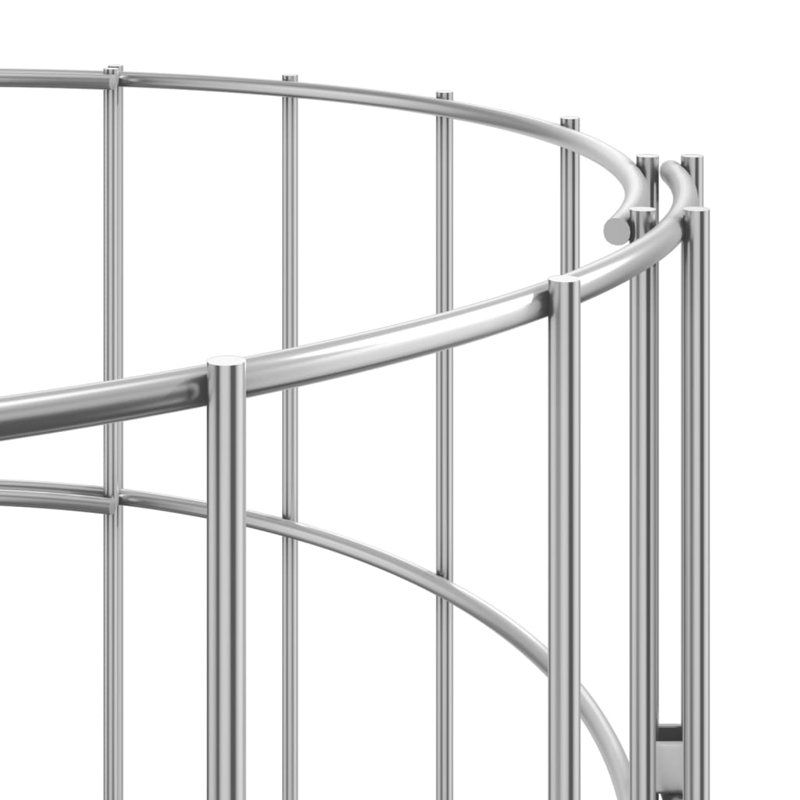 VidaXL Silver Metal Fencing | Wayfair