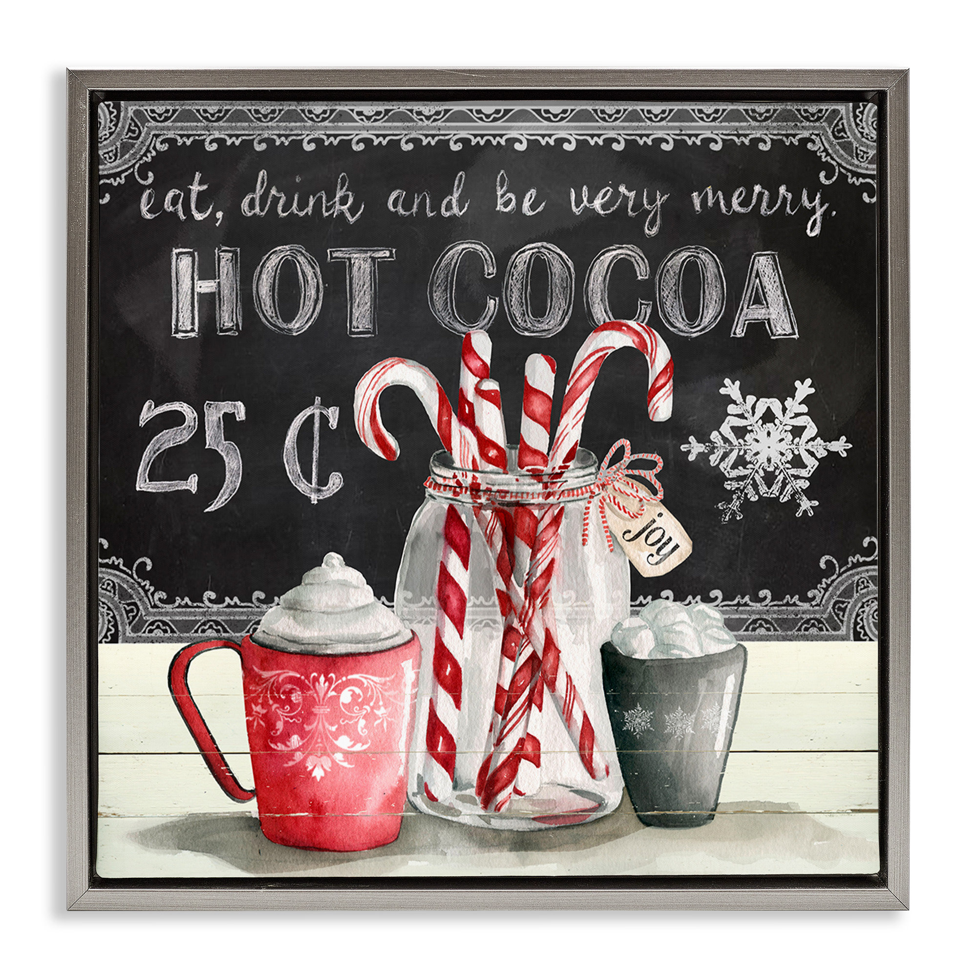 The Holiday Aisle® Cocoa & Candy Canes | Wayfair