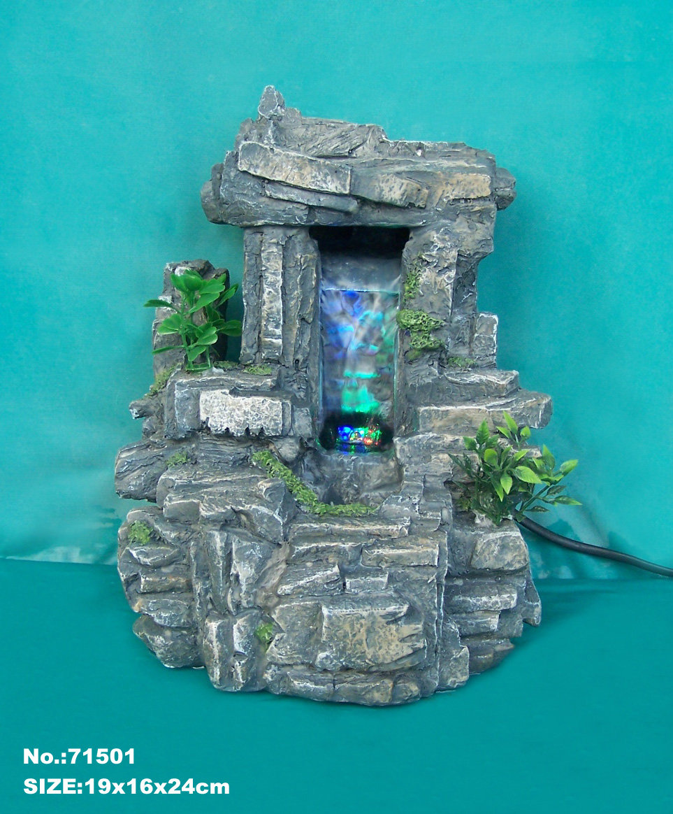 Loon Peak Water Fall, Water Fountain With LED Light - Wayfair Canada