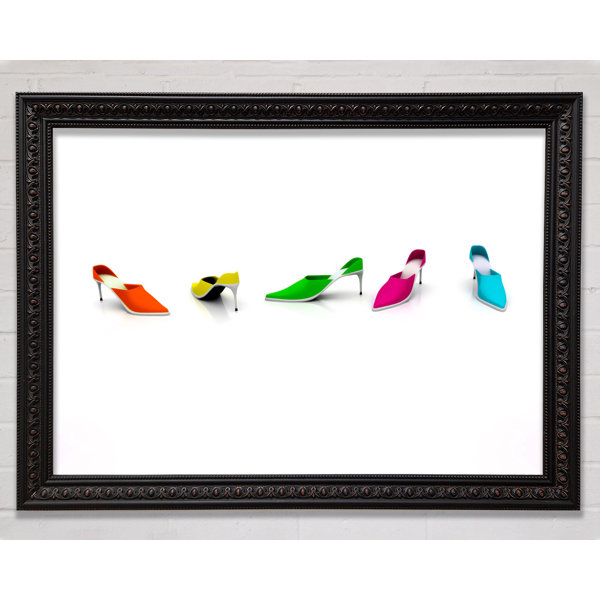 Canora Grey Cinderella Shoes - Single Picture Frame Print | Wayfair.co.uk