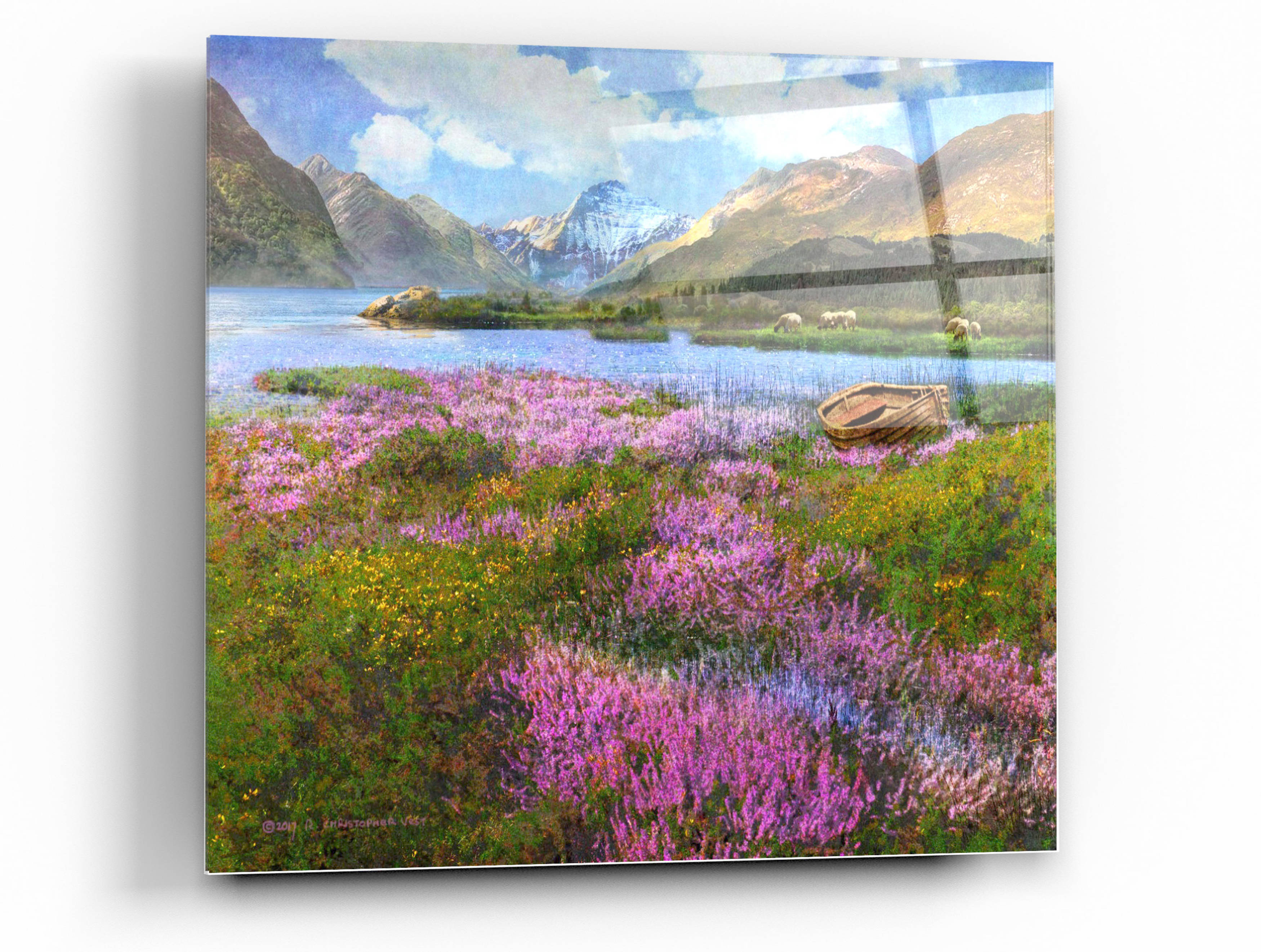 Winston Porter Heather Scotland by Chris Vest - Unframed Print | Wayfair