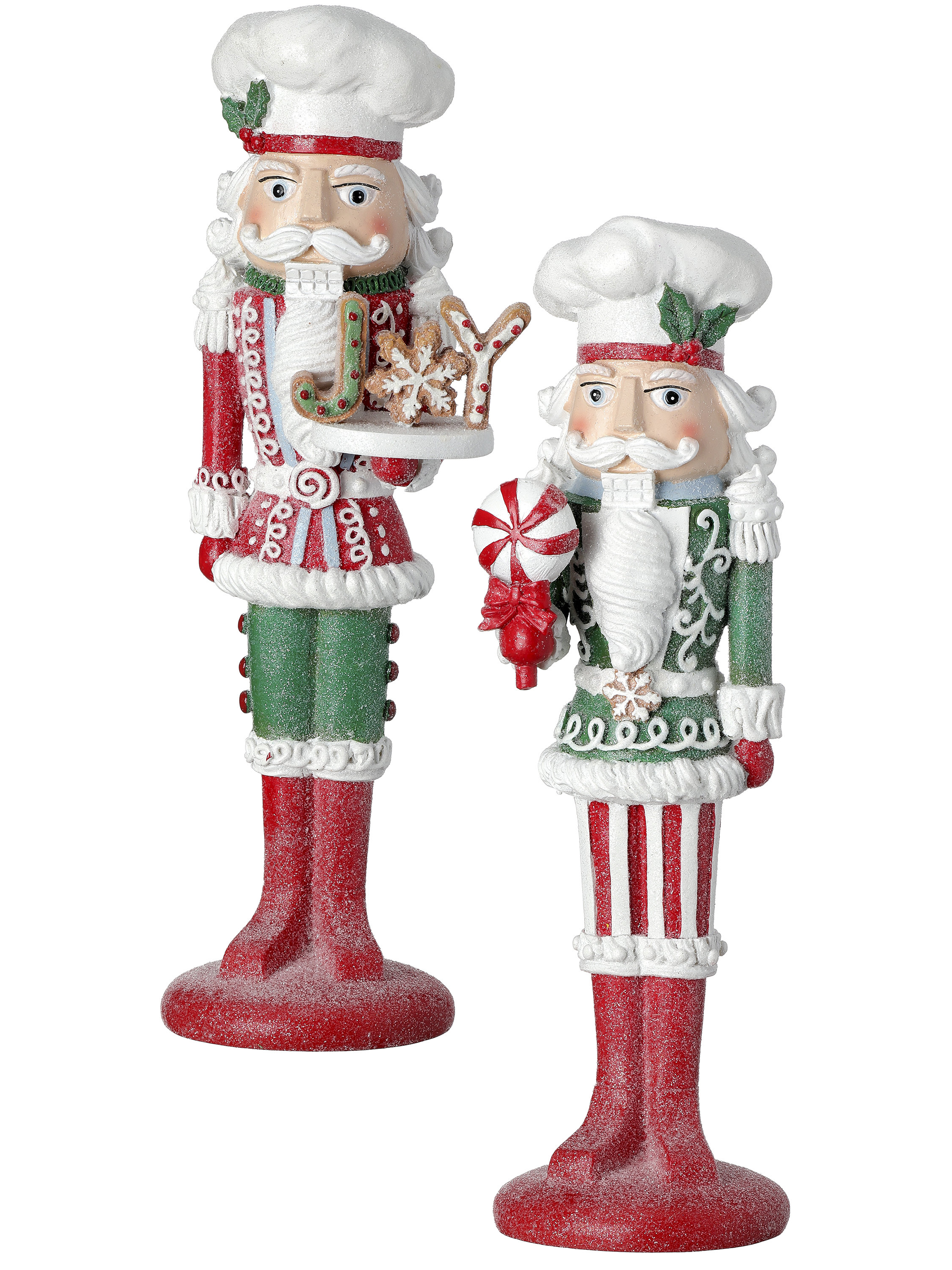 The Holiday Aisle® 11.5" Resin Candy Nutcracker Set of 2 | Wayfair