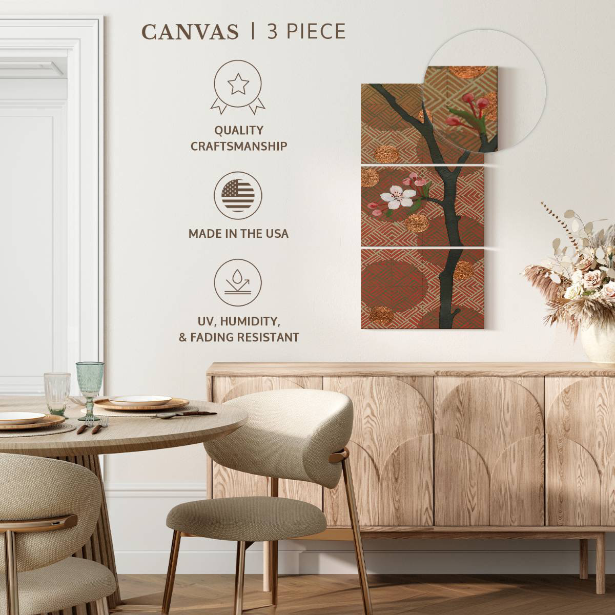 Winston Porter Cherry Blossoms Panel One Blossom | Wayfair