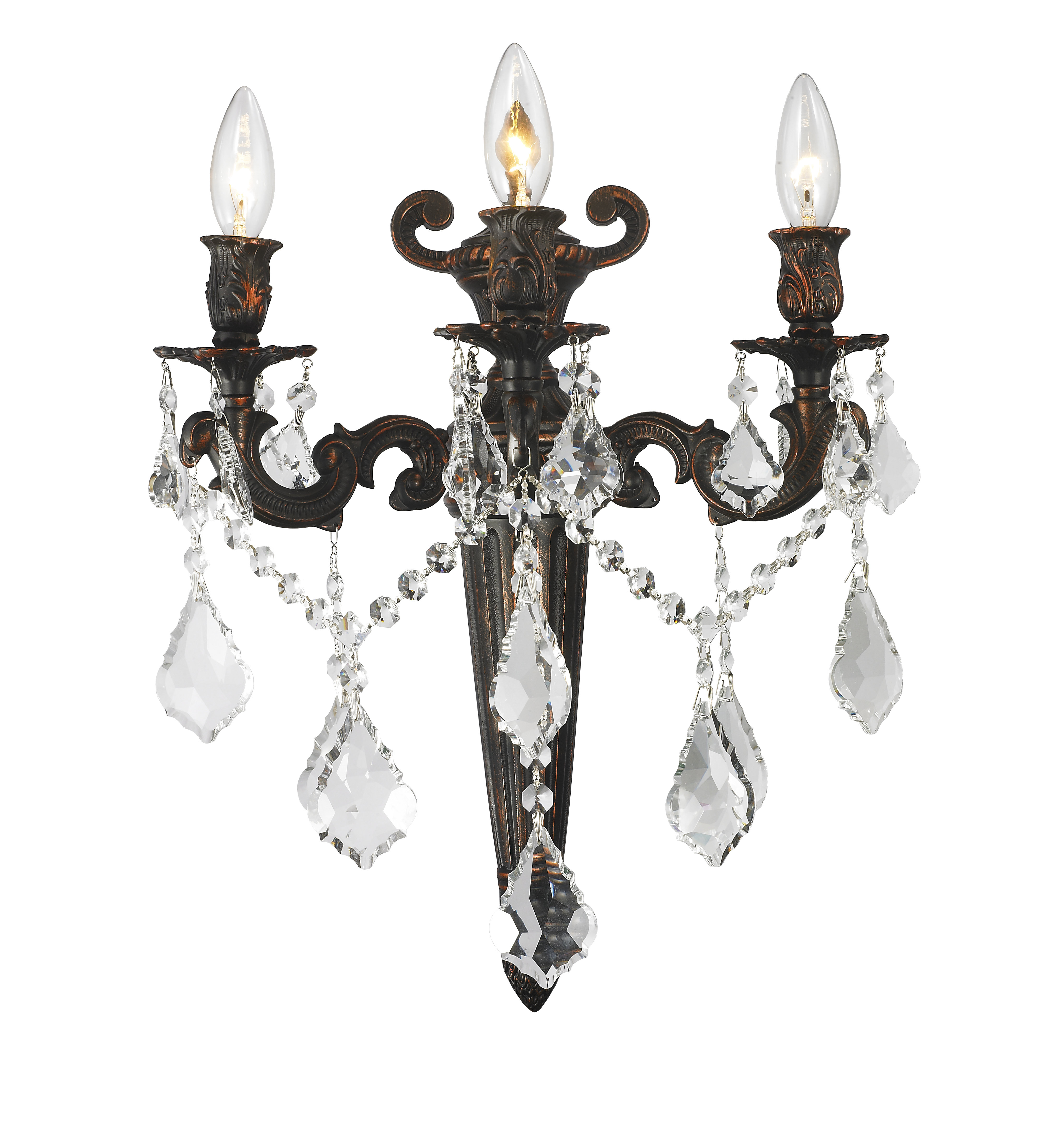 Astoria Grand Weisser 3-Light Candle Wall Light - Wayfair Canada
