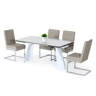 Brayden Studio® Encanto - Modern White Dining Table | Wayfair