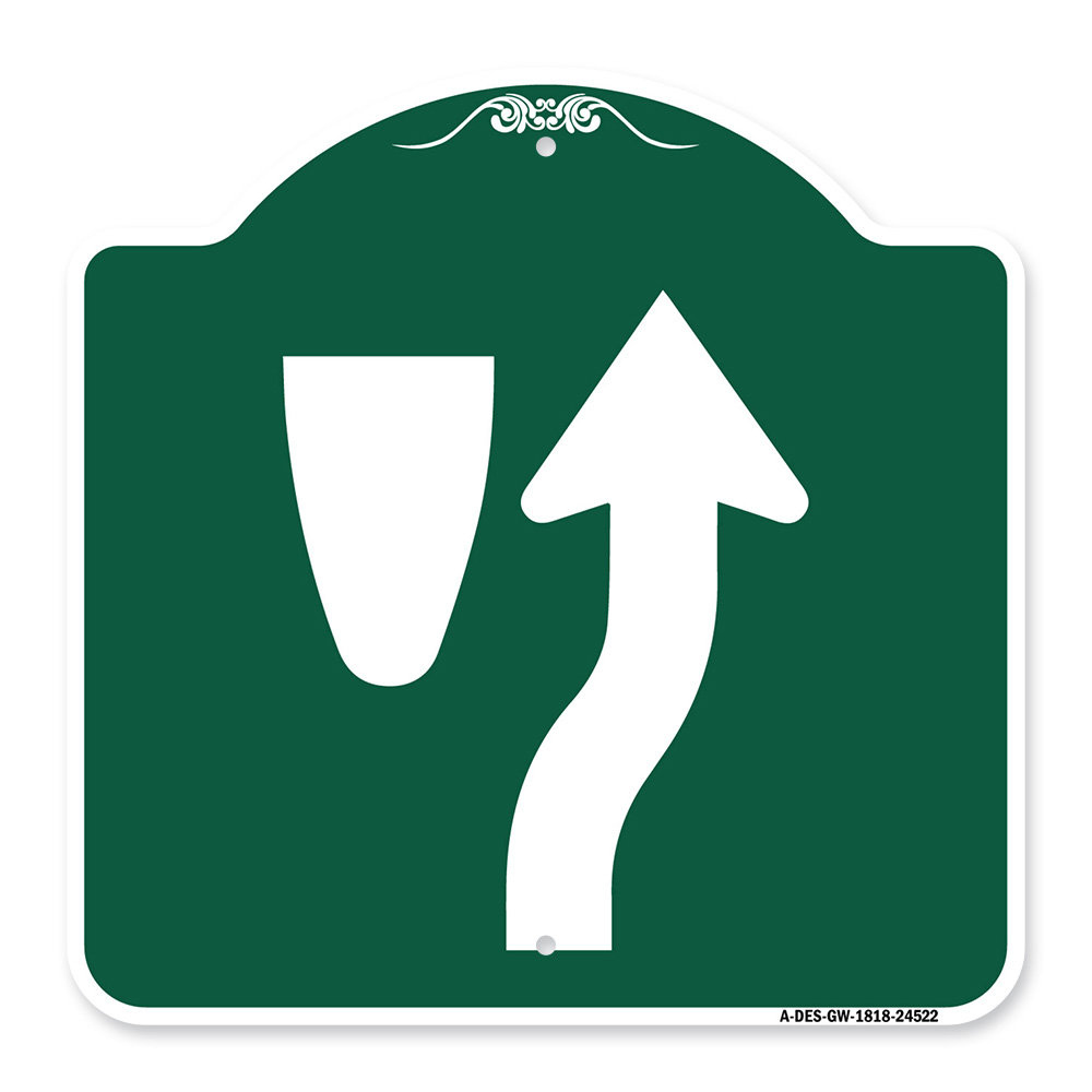 SignMission Signmission Designer Series Sign - Beware Of Curb Graphic ...