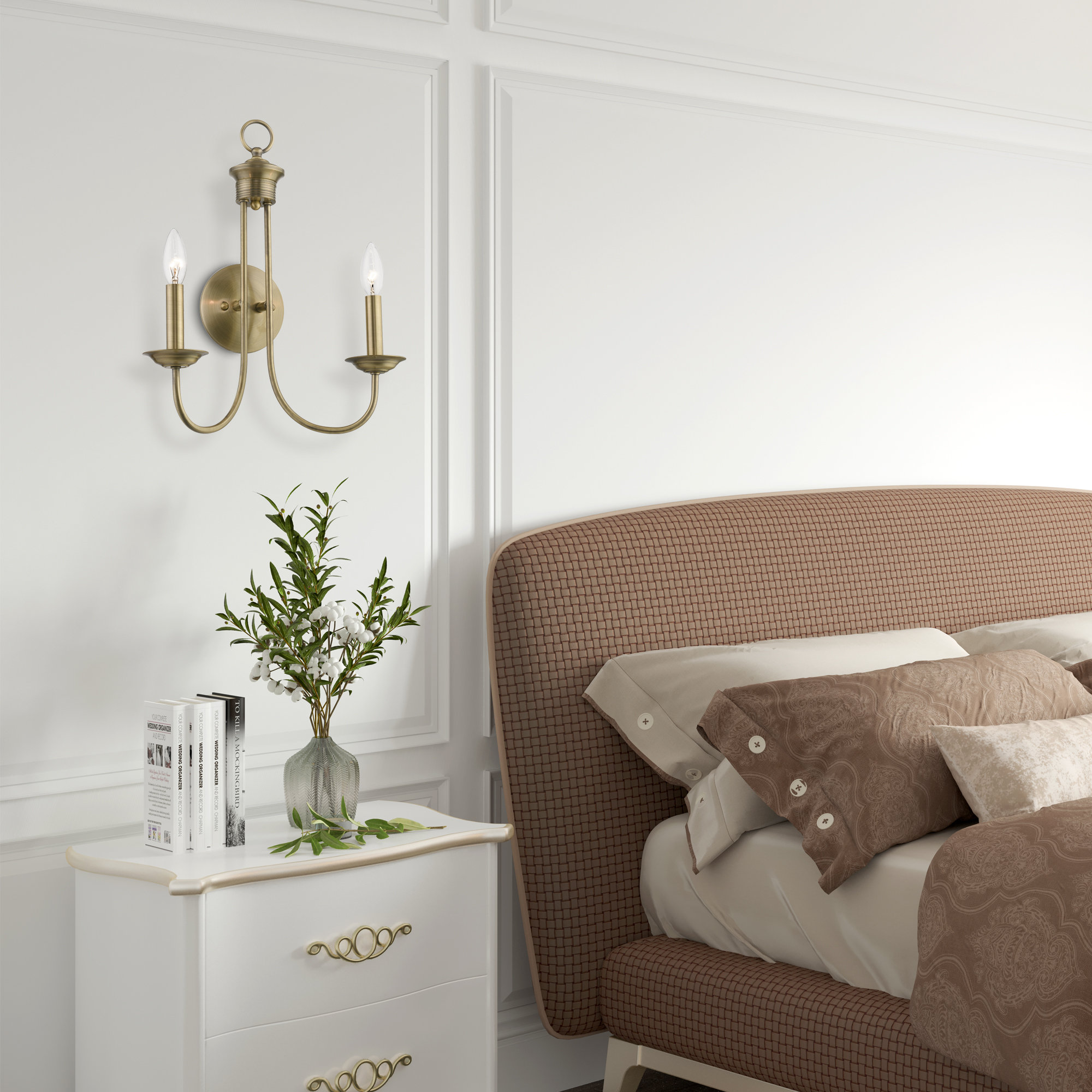 Willa Arlo Interiors Caughfield Steel Candle Wall Light & Reviews | Wayfair