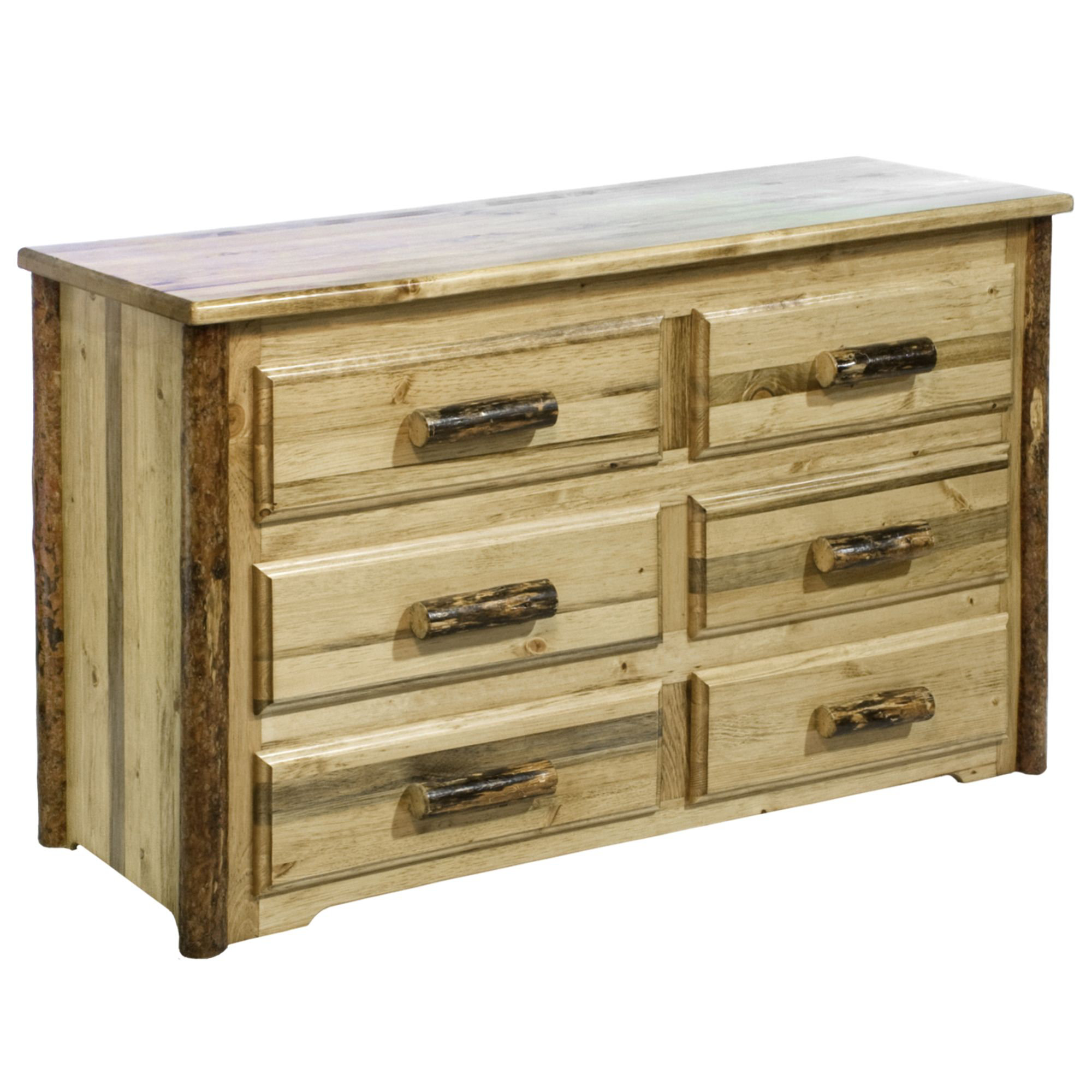 Loon Peak Glacier Country Collection 6 Drawer Dresser & Reviews ...