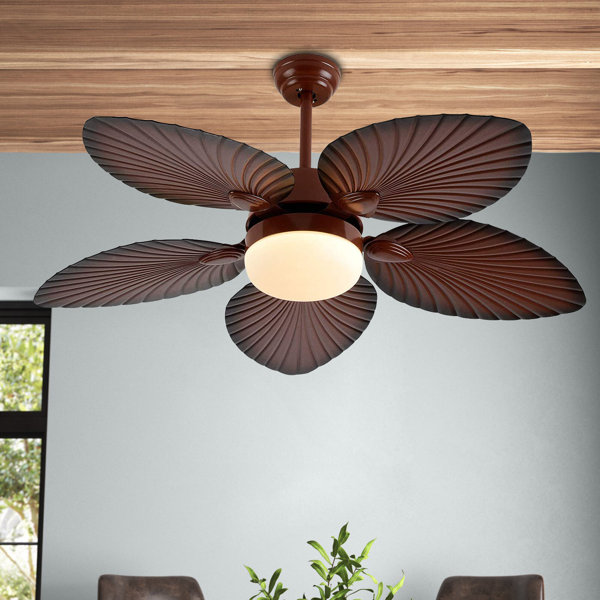 Bay Isle Home™ Hollenberg 52'' Ceiling Fan with LED Lights and Mute ...