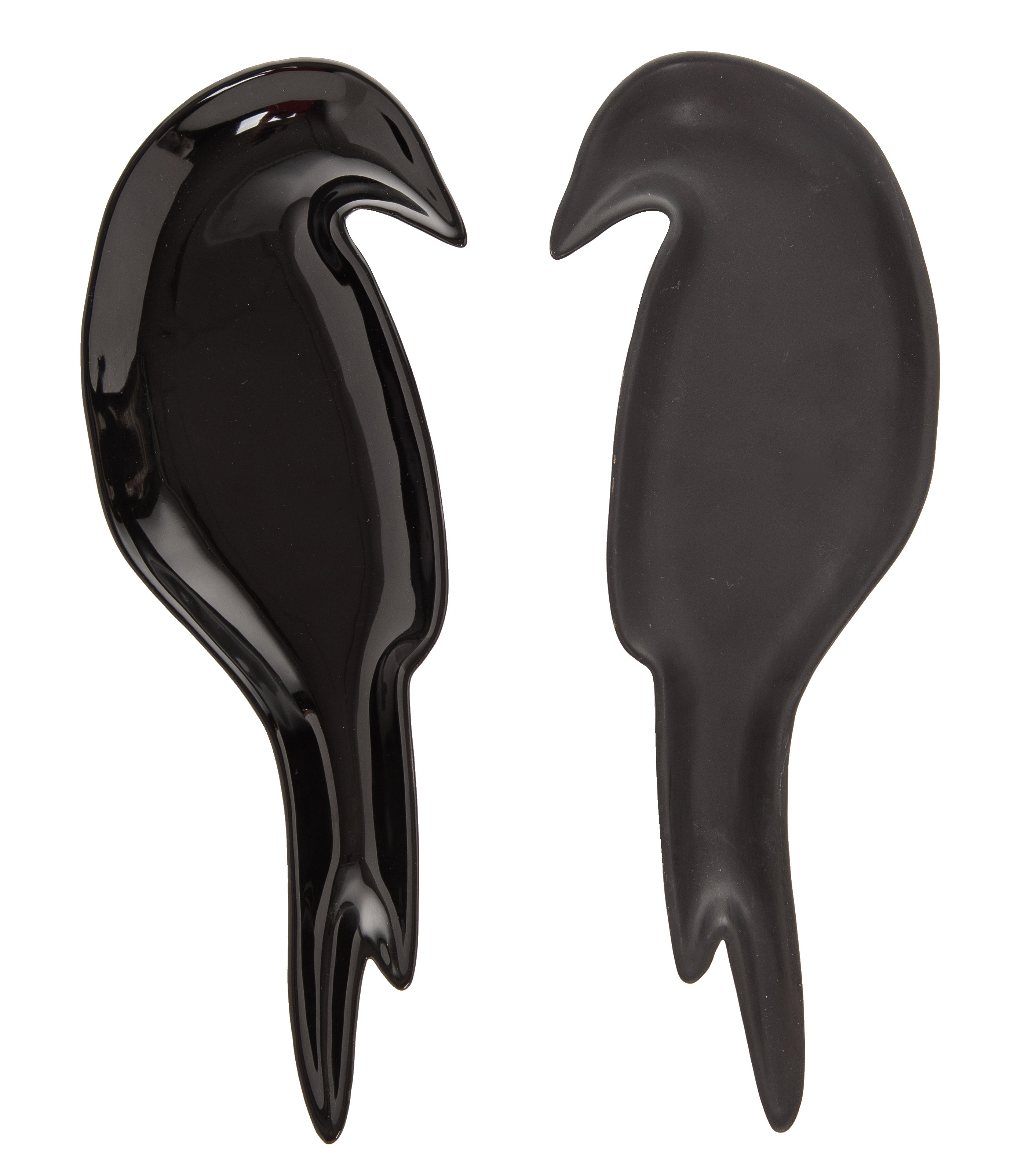 Wrought Studio™ Halloween Black Ceramic Raven Plate 11 inch. | Wayfair