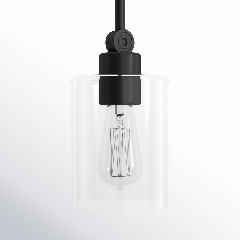Wade Logan® Hibbard 1 - Light Single Cylinder Pendant & Reviews | Wayfair