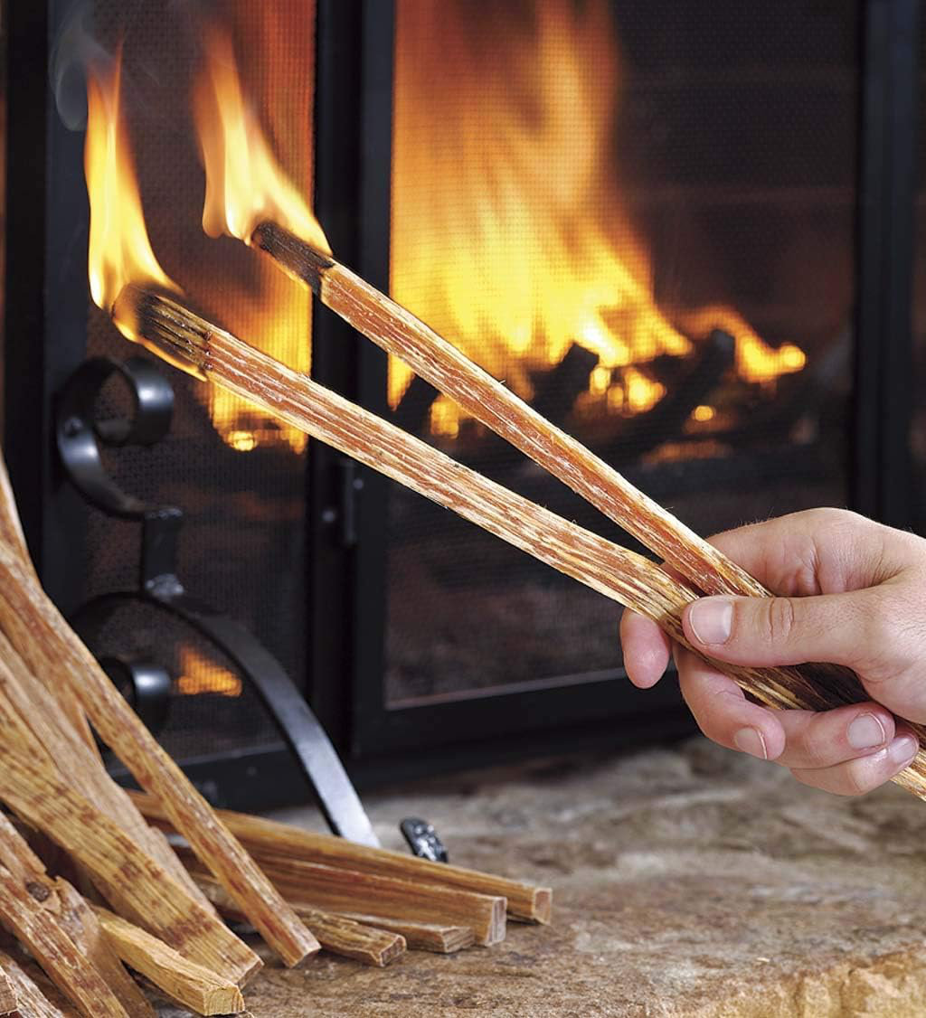 INKEDZ Plow & Hearth Boxed Fatwood Fire Starter All Natural Organic ...