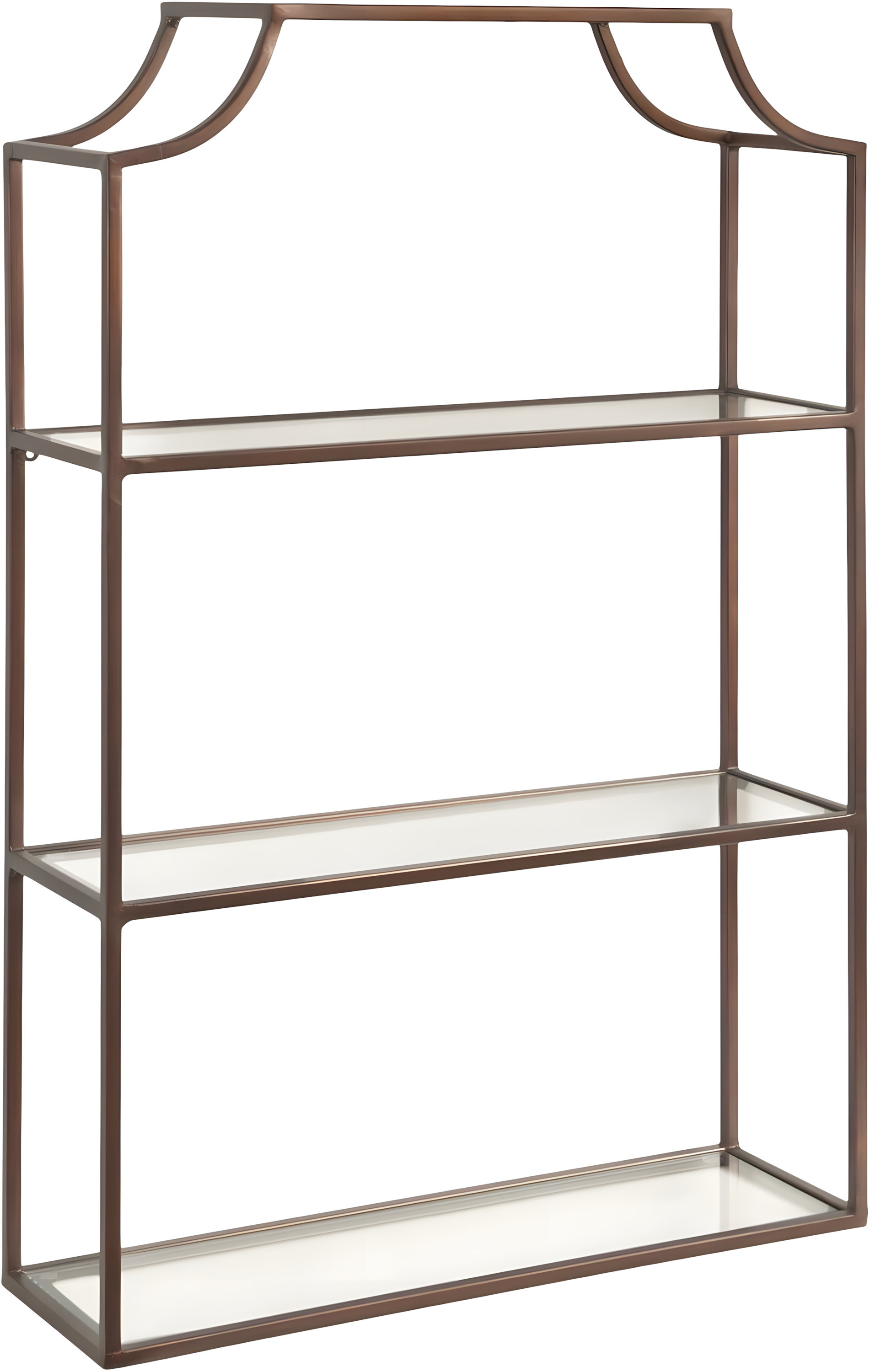 ERTCHUE RIED 3-Tier Wall Shelf, 21 X 30 Inches, Bronze, Decorative ...