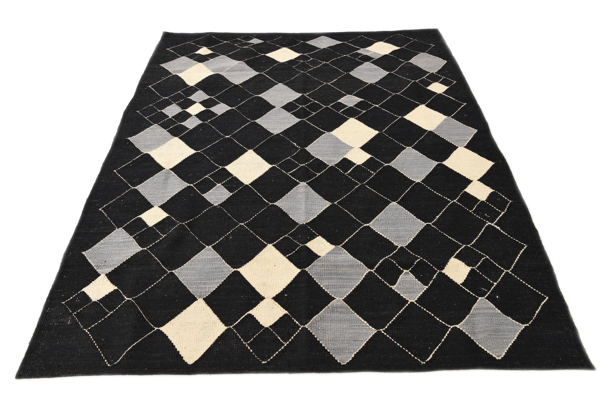 Isabelline Newsom Black Rug | Wayfair