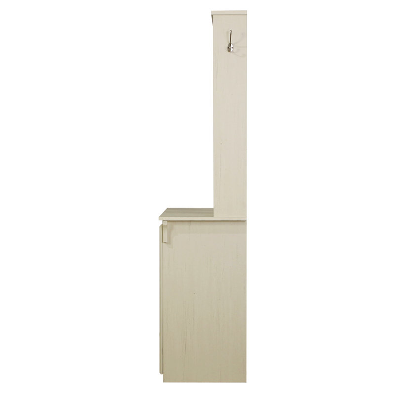 Gracie Oaks Botir Hall Tree 32.59'' Wide Hall Tree With Storage ...