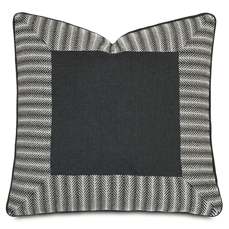 Eastern Accents Taos Mitered Border Outdoor Square Pillow Cover ...