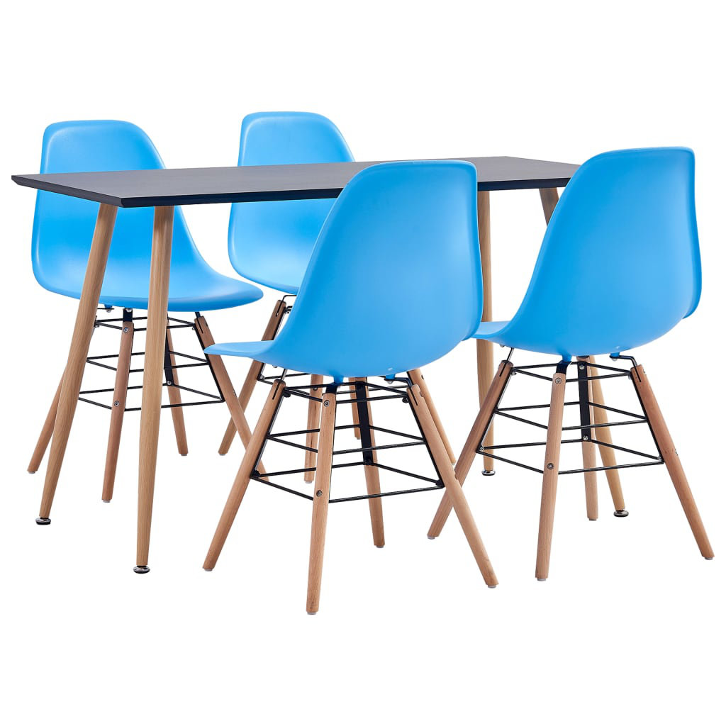 VidaXL Aniyiah Dining Set with 4 Chairs | Wayfair