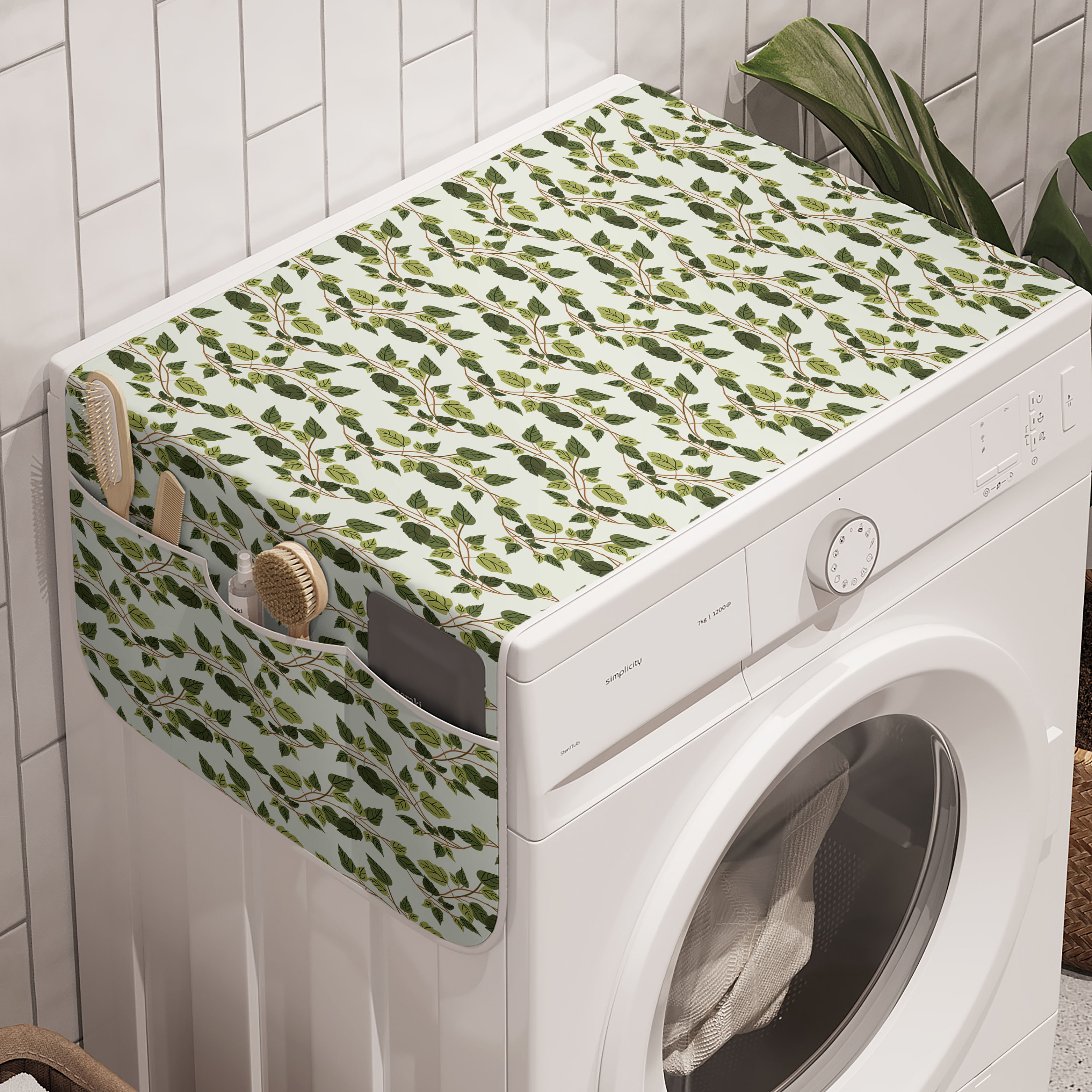 East Urban Home Garden Washing Machine Organizer Pack of 2 47" x 18.5 ...